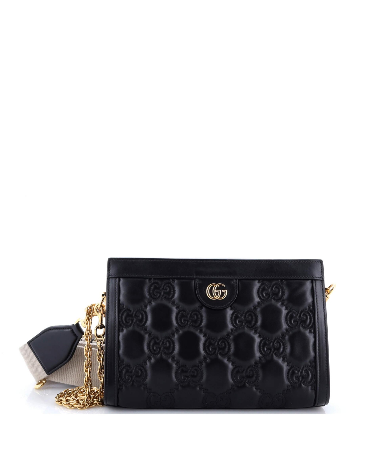 Click here for Pre-Owned Gucci Small Gg Shoulder Bag Gg Matelasse... prices