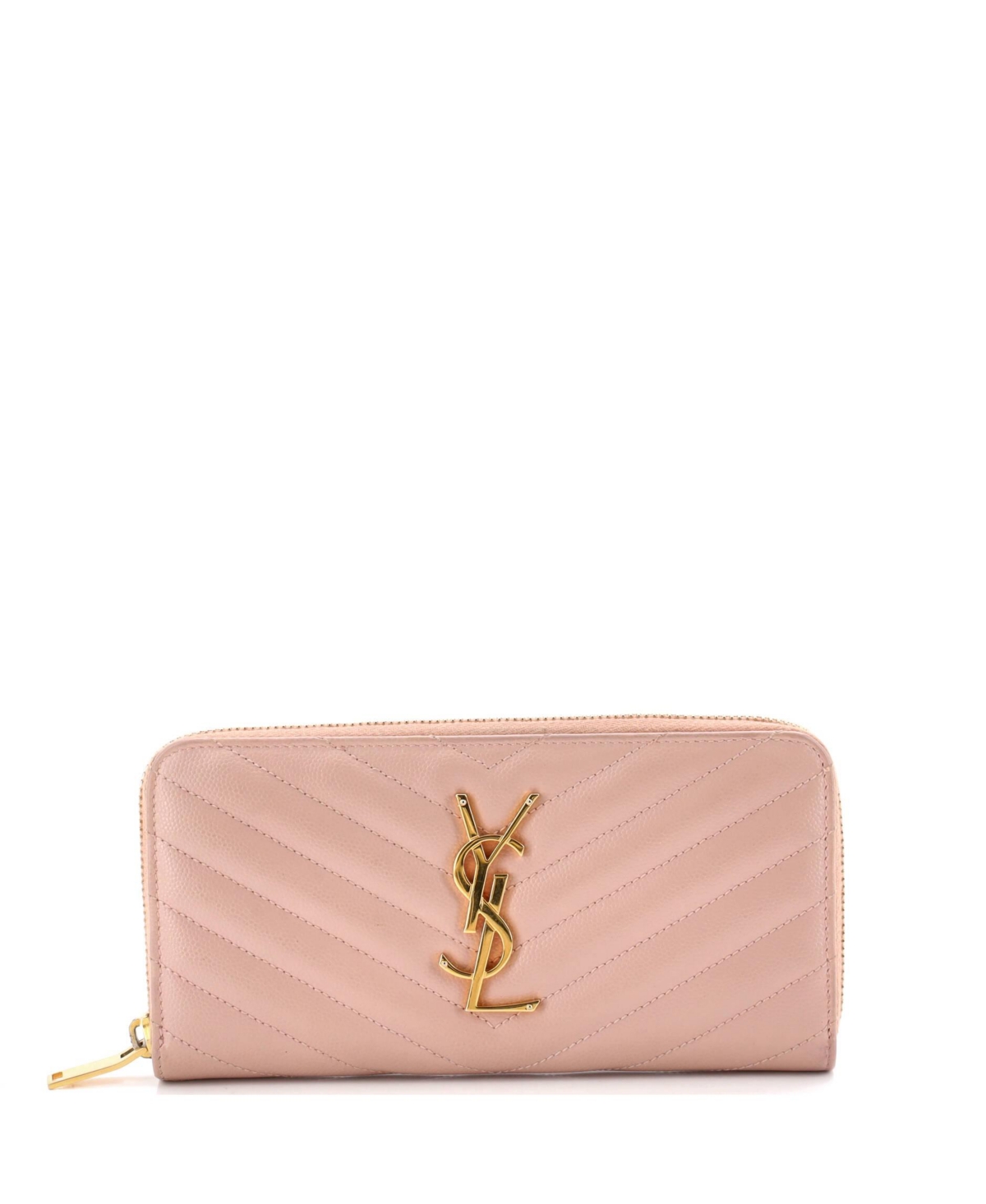 Click here for Pre-Owned Saint Laurent Classic Monogram Zip Aroun... prices