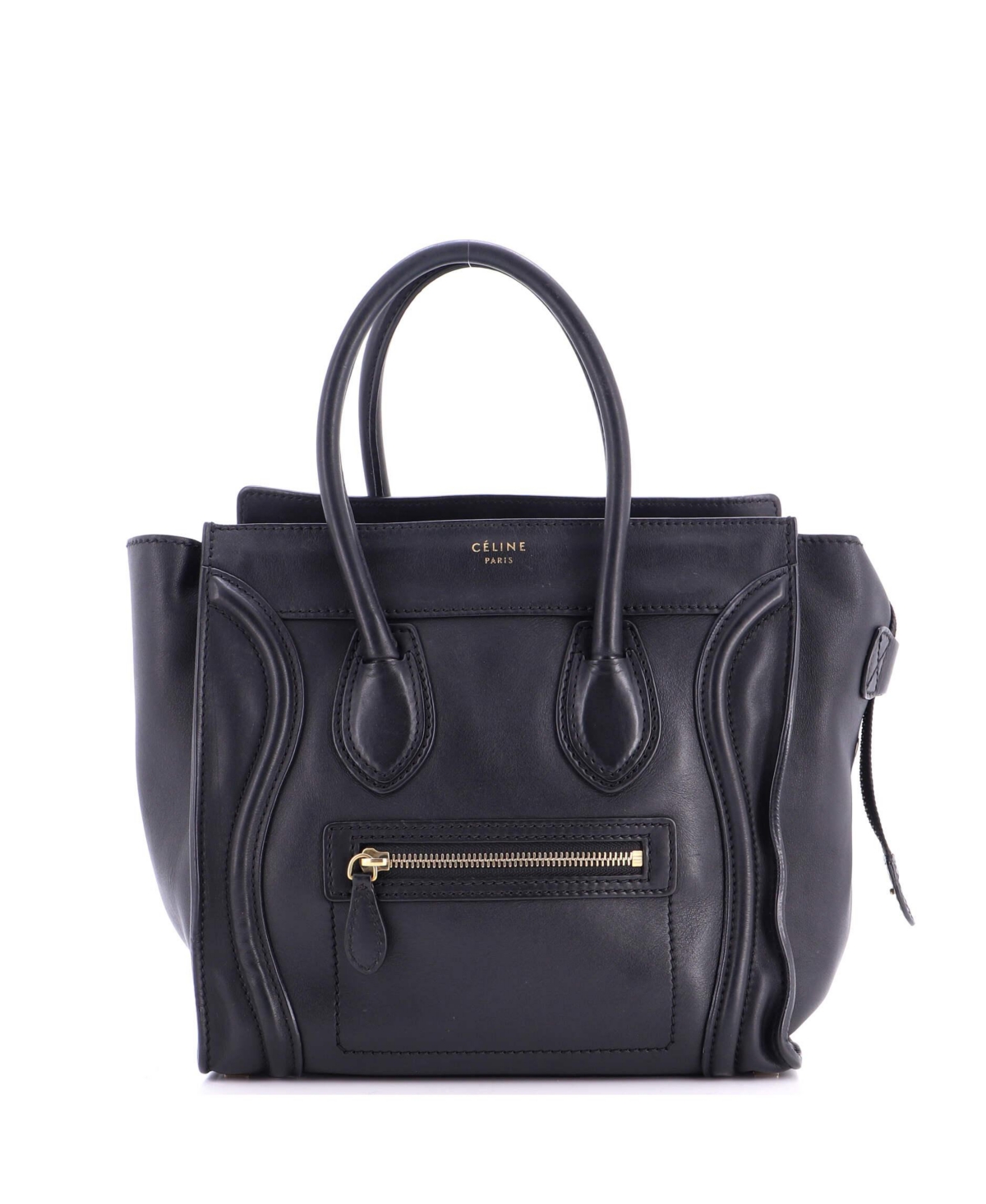 Click here for Pre-Owned Celine Micro Luggage Bag Smooth Leather... prices