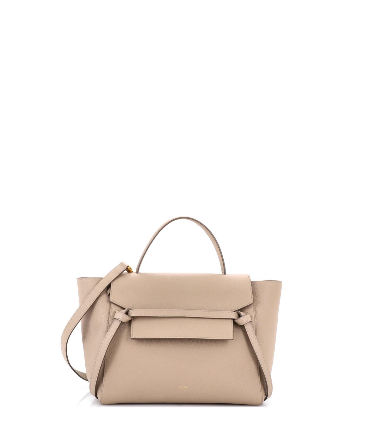 Click here for Pre-Owned Celine Mini Belt Bag Textured Leather -... prices