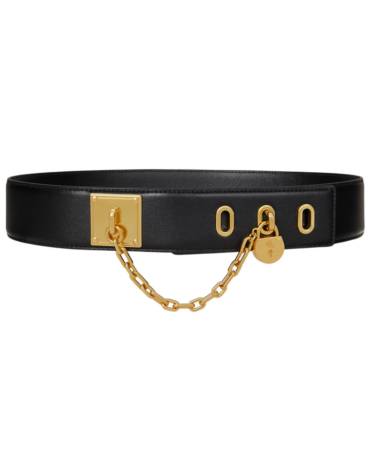 Click here for Lauren Ralph Lauren Womens Leather Chain Padlock W... prices