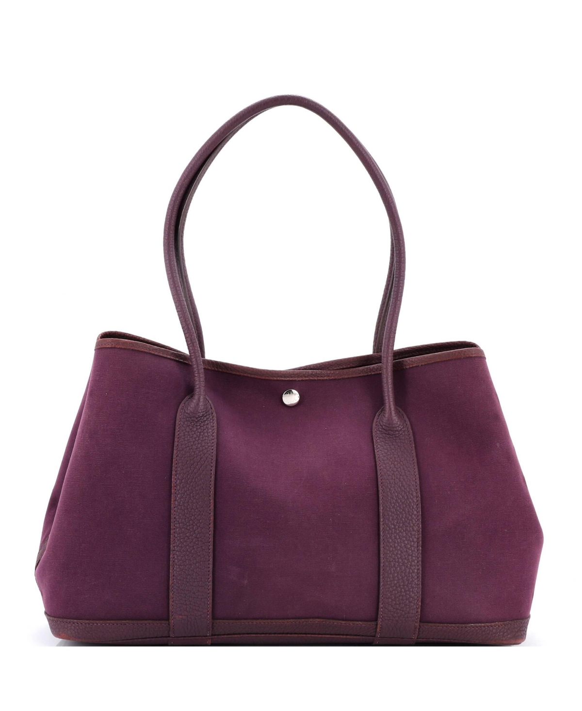 Click here for Pre-Owned HERMES 36 Garden Party Tote Toile and Le... prices