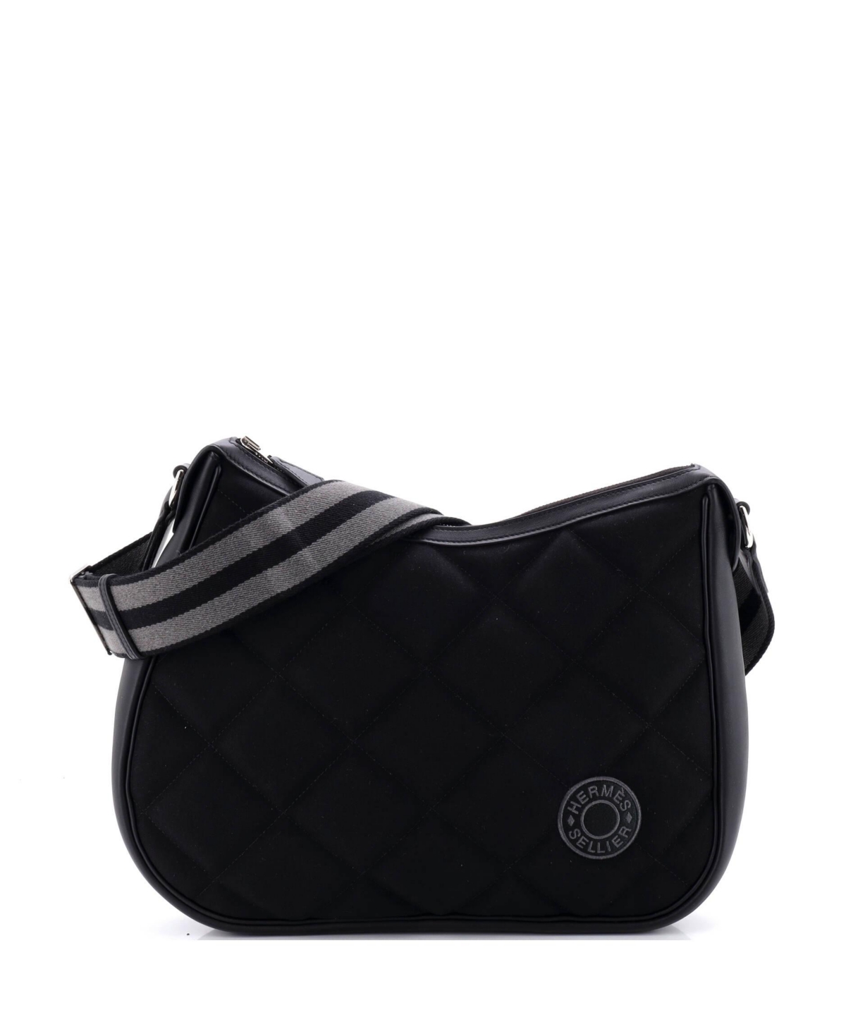 Click here for Pre-Owned HERMES Horseback Shoulder Bag Woolycot C... prices