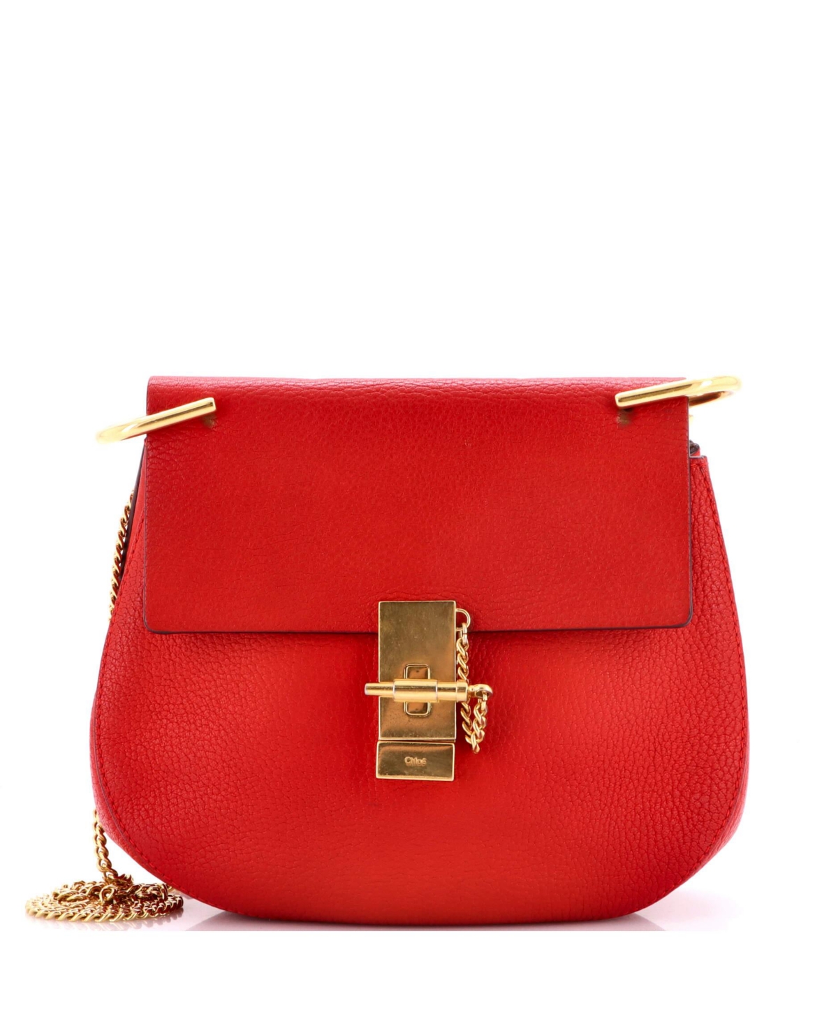 Click here for Pre-Owned Chloe Mini Drew Crossbody Bag Leather -... prices