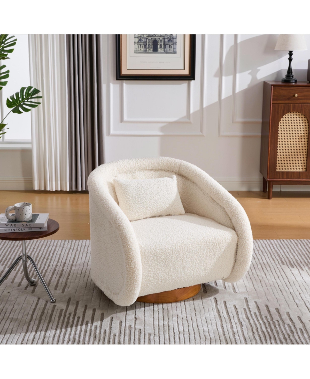 Click here for Boyel Living Swivel Accent Chair 360 Degree Velvet... prices