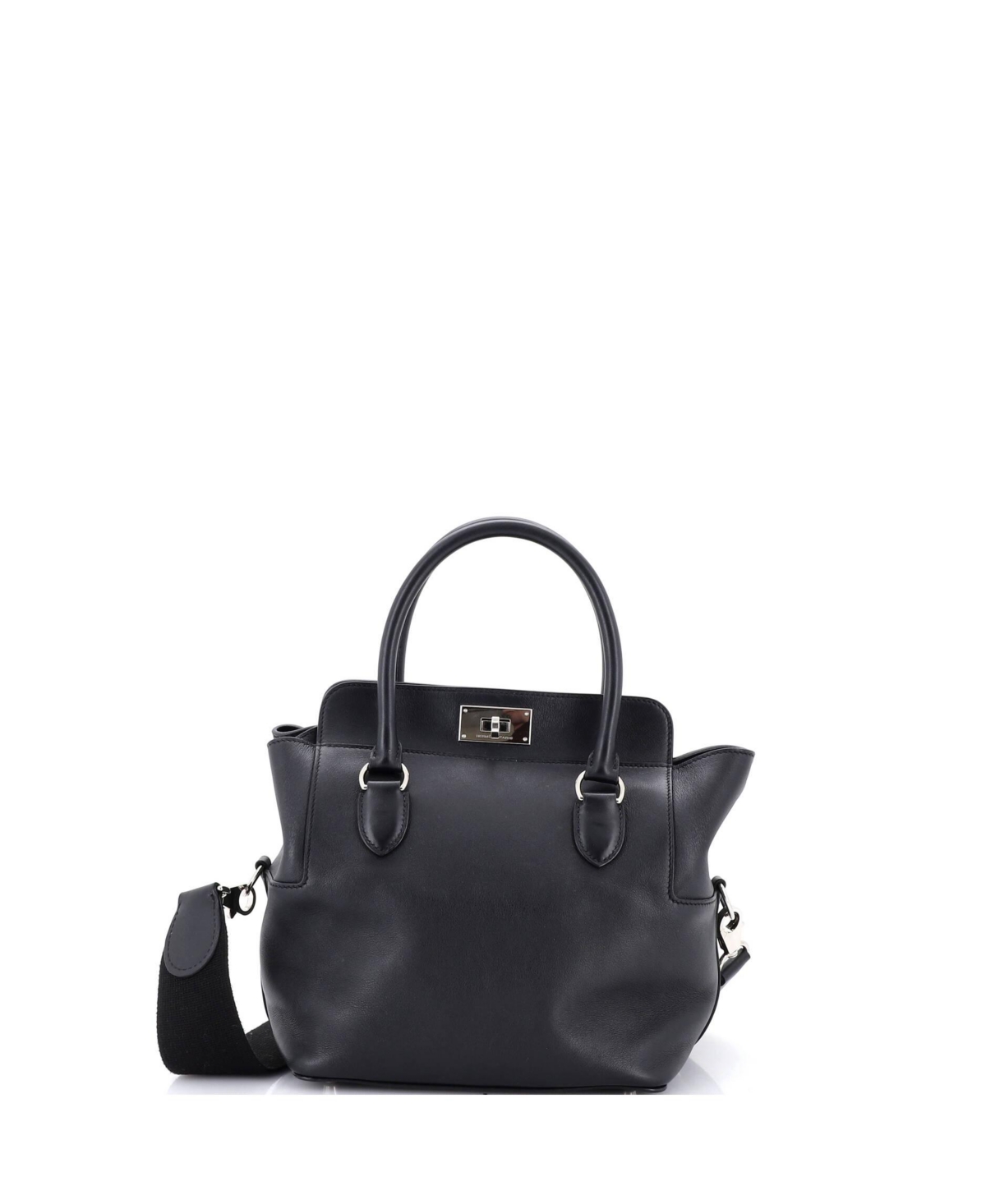 Click here for Pre-Owned HERMES 20 Toolbox Bag Swift - Black prices