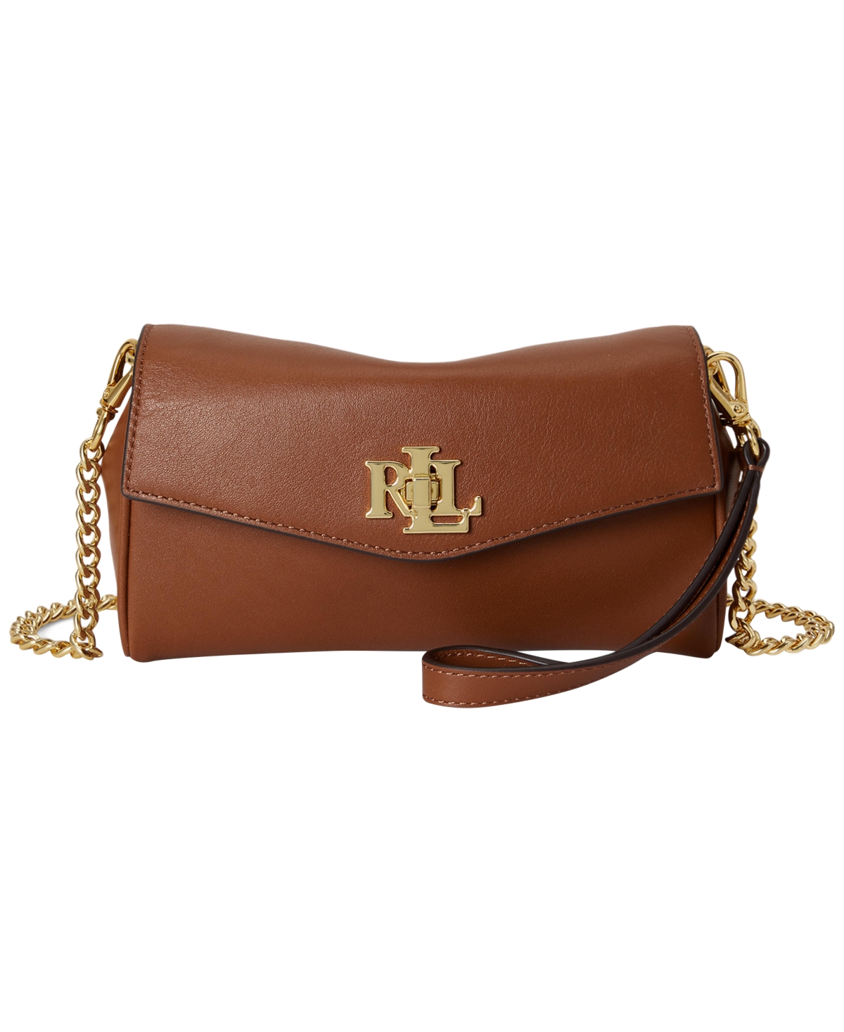 Click here for Lauren Ralph Lauren Leather Tanner Crossbody Handb... prices