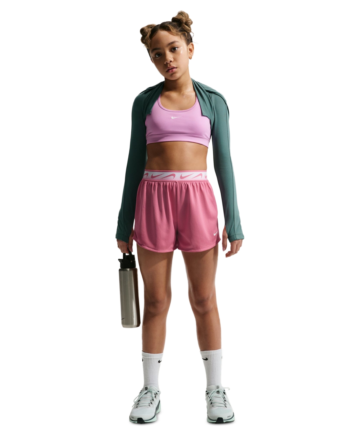 Click here for Nike Dash Girls 7-16 Dri-fit Running Shorts - Peon... prices