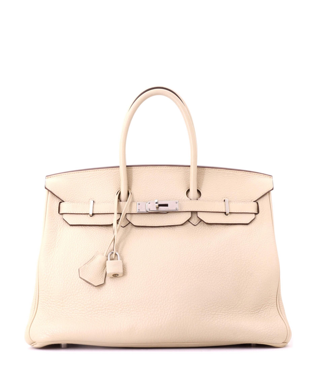 Click here for Pre-Owned HERMES Birkin 35 Handbag Light Clemence... prices