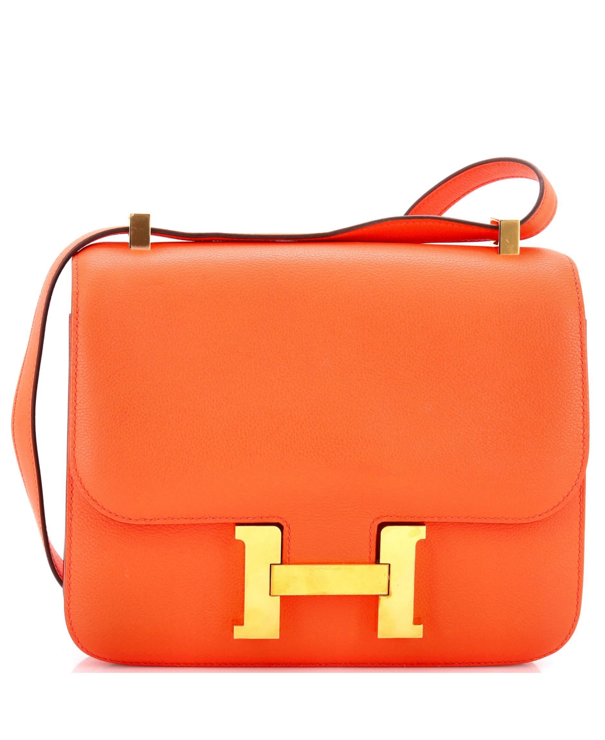 Click here for Pre-Owned HERMES 24 Constance Bag Evercolor - Oran... prices