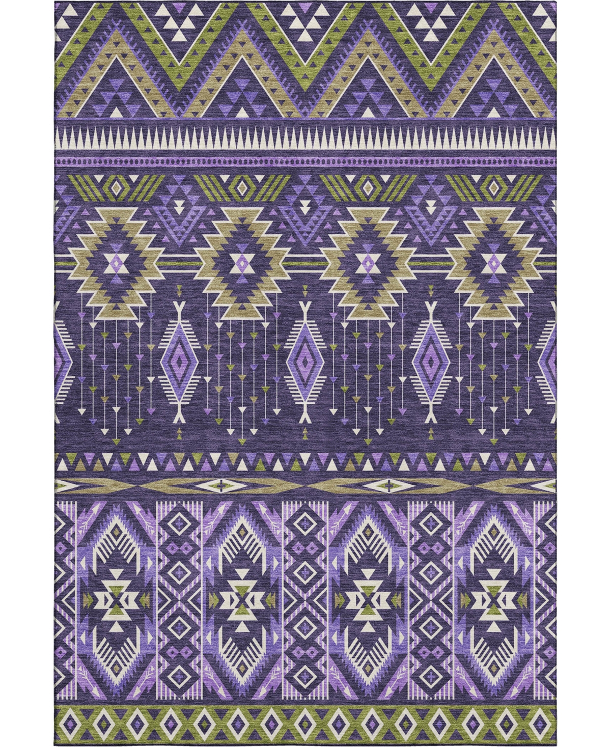 Click here for Addison Mayfield AMF1851 3 x 5 Area Rug - Purple prices