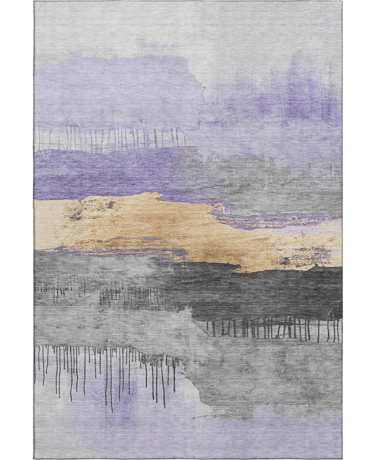 Click here for Addison Mayfield AMF1880 3 x 5 Area Rug - Lavender prices