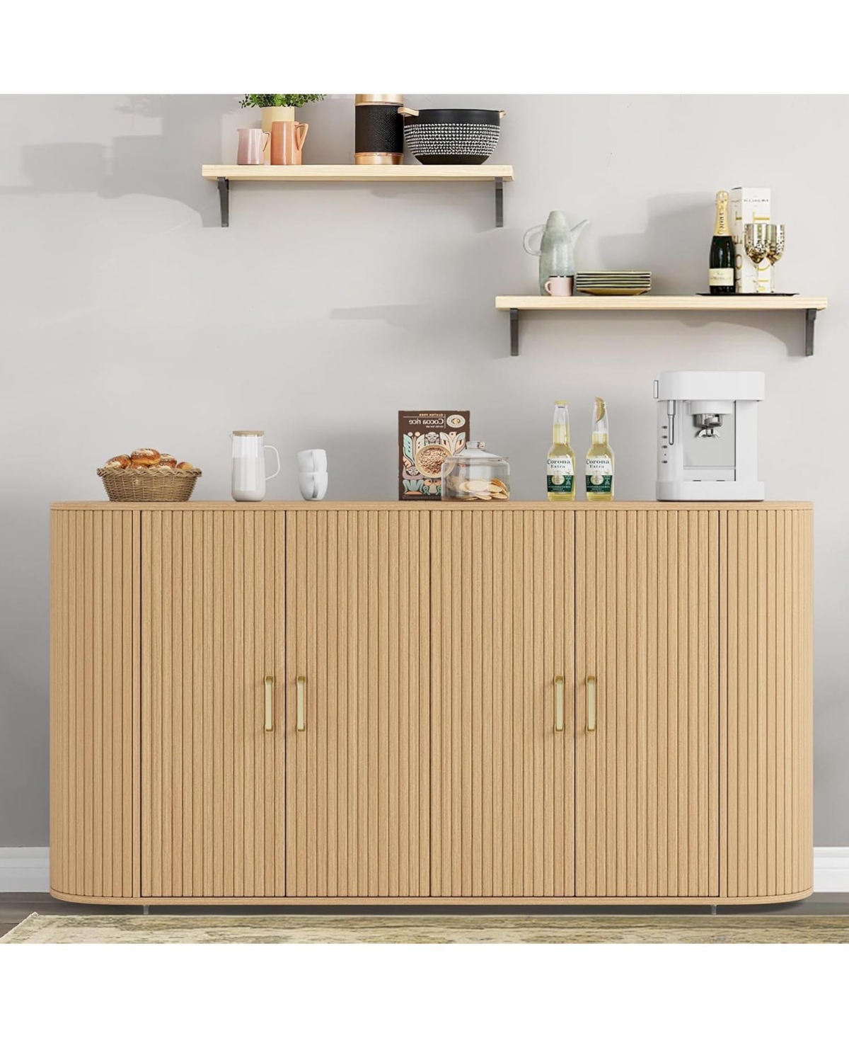 Click here for gaomon 63 Sideboard Buffet Cabinet with Storage  M... prices