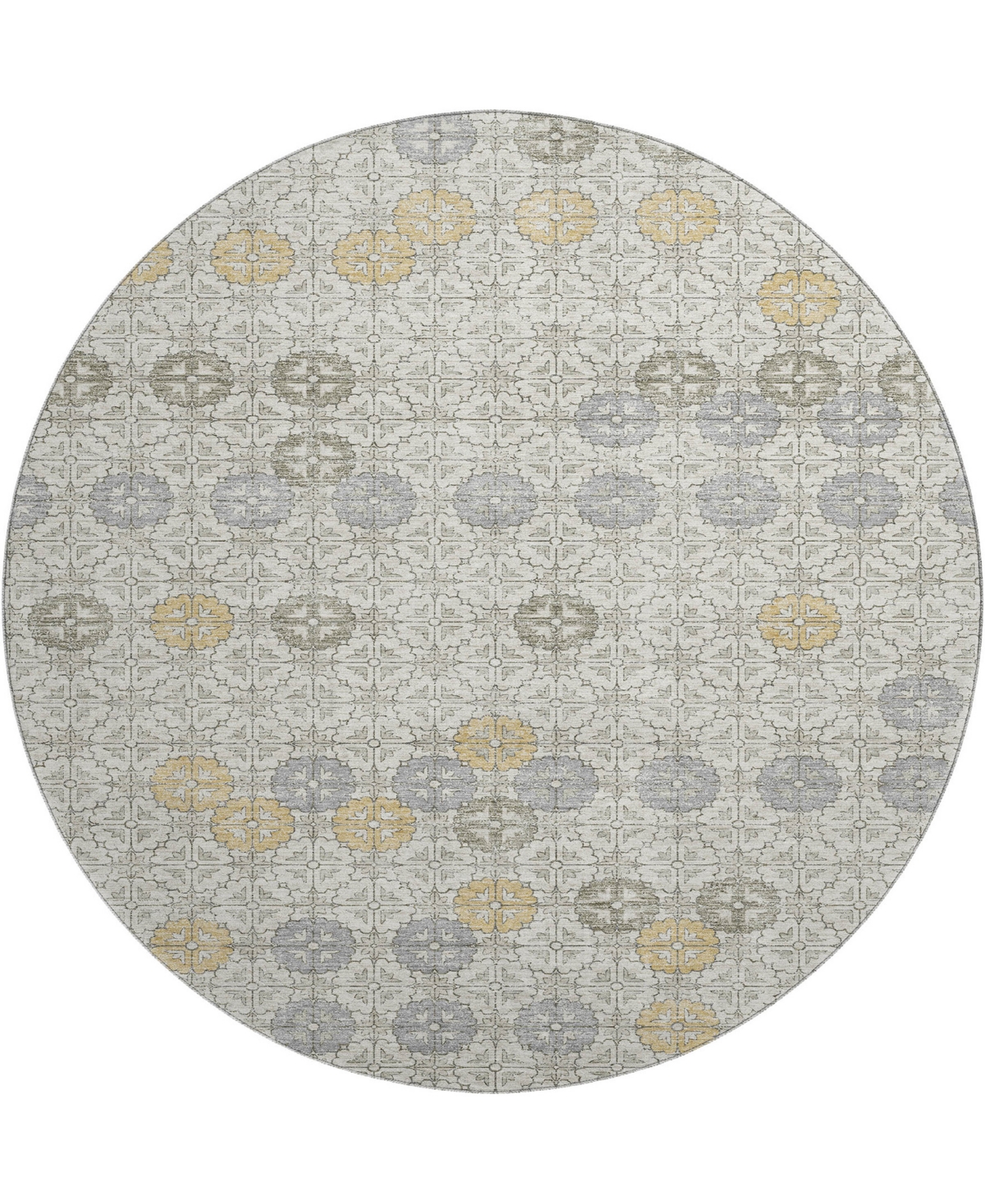 Click here for Addison Mayfield AMF1855 8 x 8 Round Area Rug - Iv... prices