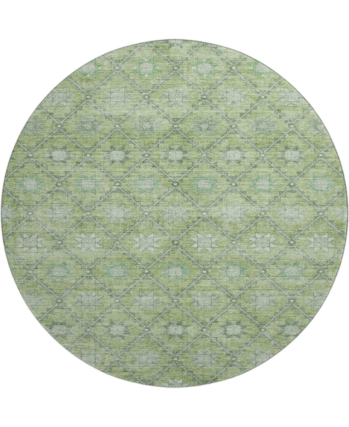 Click here for Addison Mayfield AMF1858 8 x 8 Round Area Rug - Gr... prices