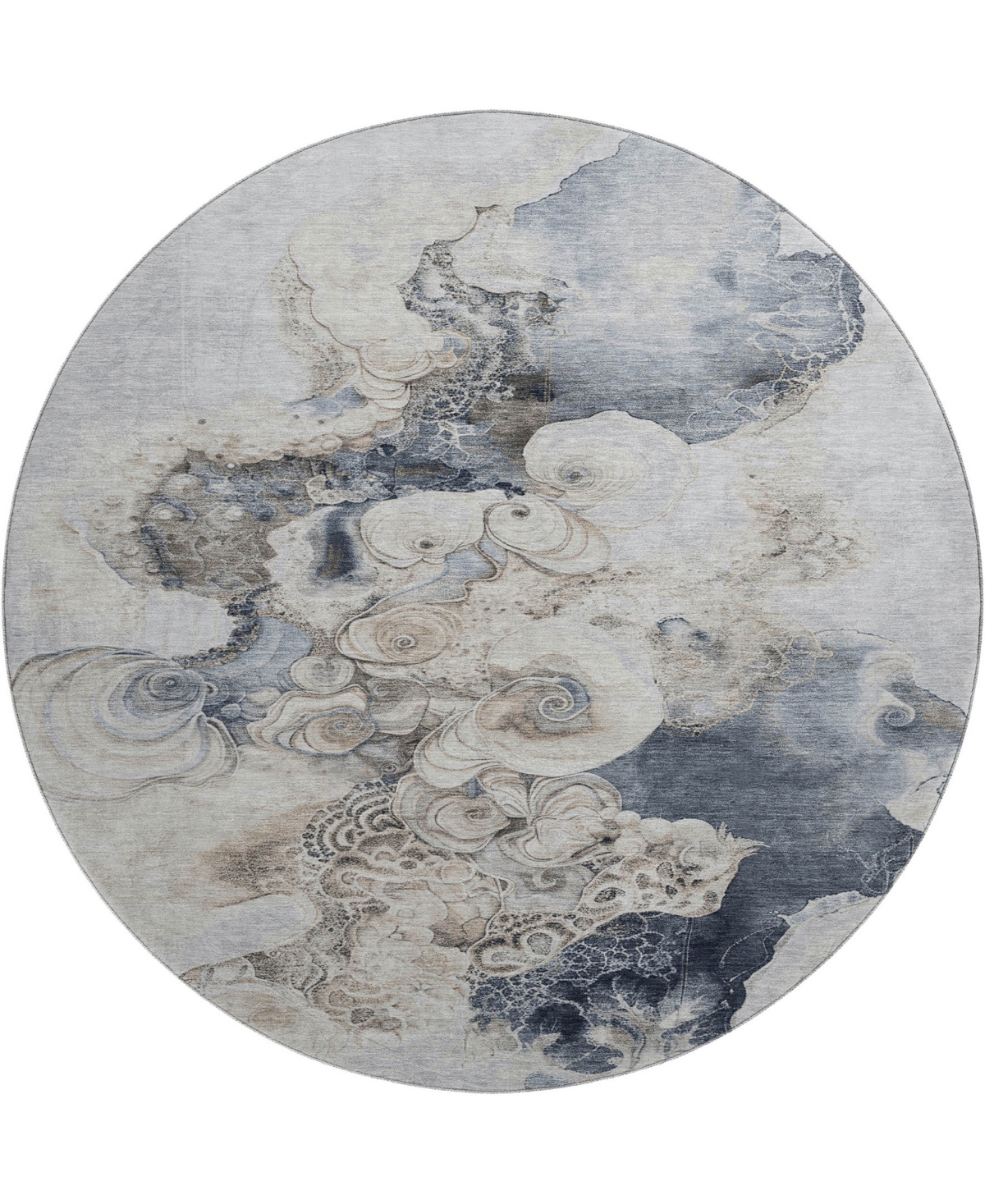 Click here for Addison Mayfield AMF1860 8 x 8 Round Area Rug - Gr... prices