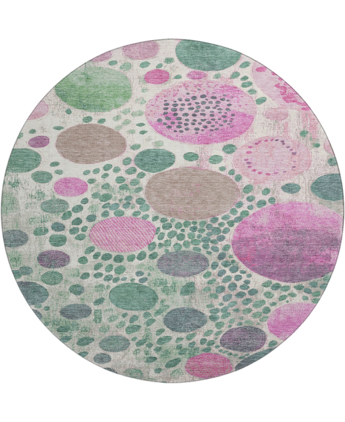 Click here for Addison Mayfield AMF1895 8 x 8 Round Area Rug - Gr... prices
