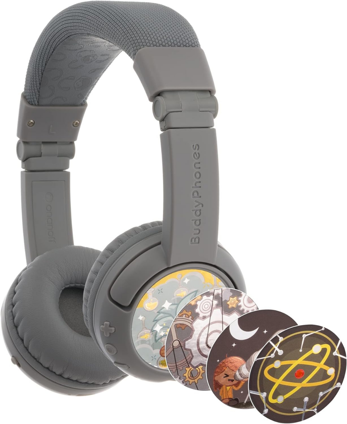 Click here for Onanoff BuddyPhones Play Plus - Grey prices