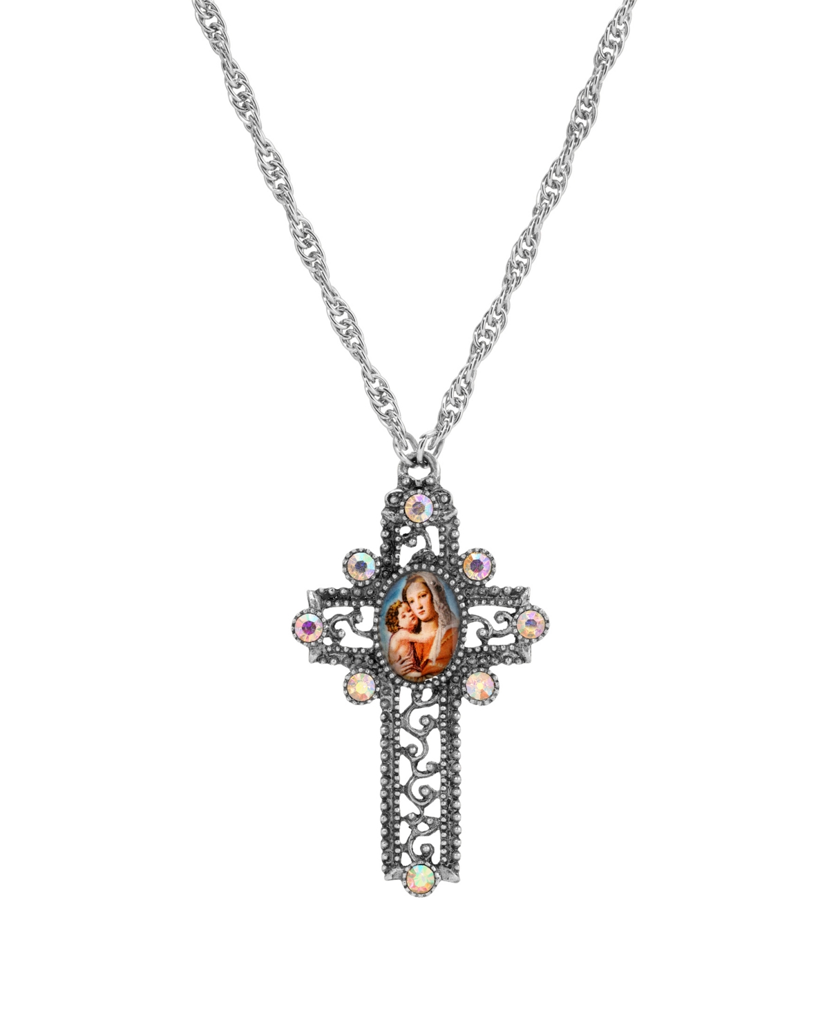Click here for Symbols of Faith Silver-Tone/Pewter Mary Child Dec... prices