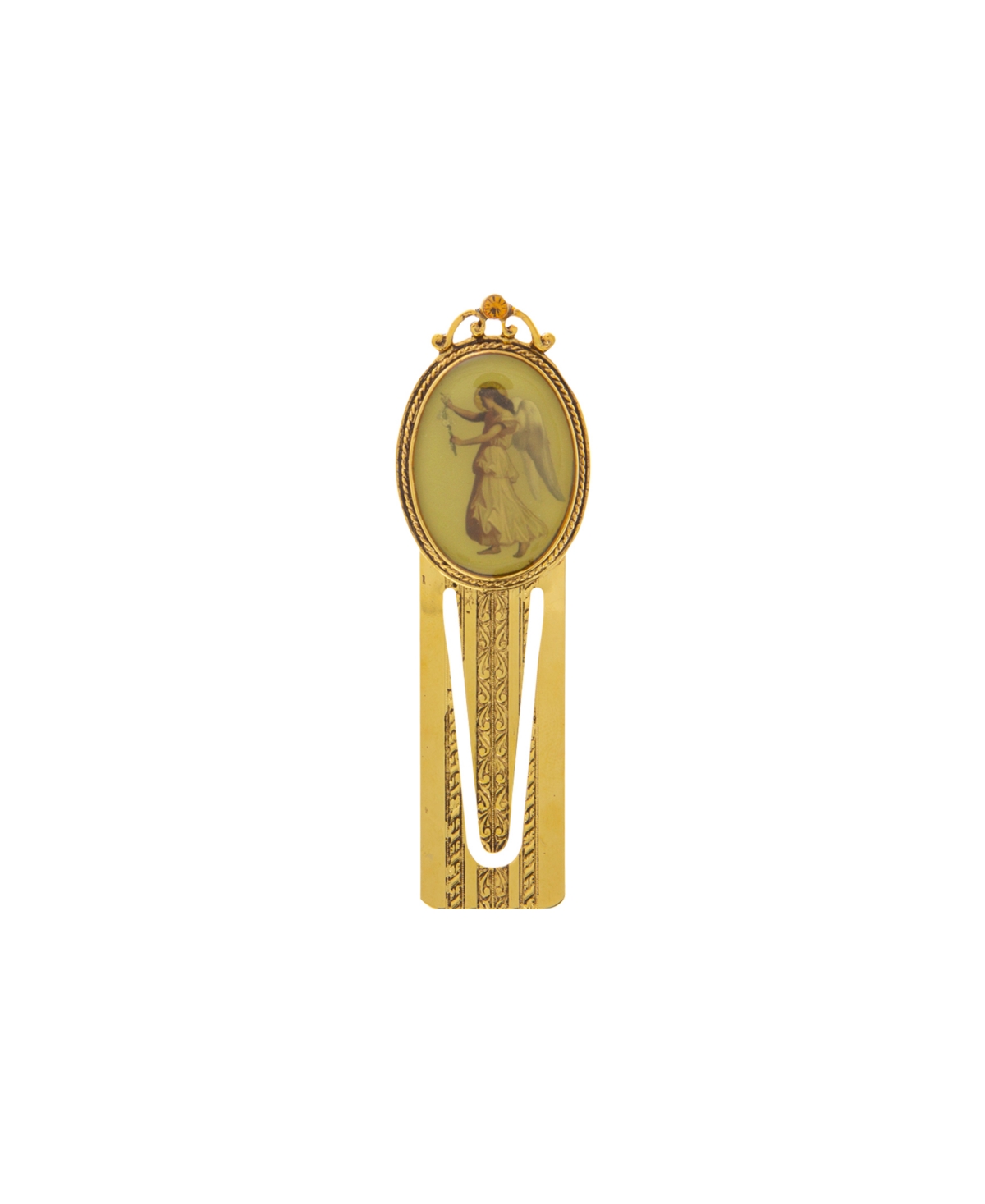 Click here for Symbols of Faith Gold-Tone Annunciation Angel Book... prices