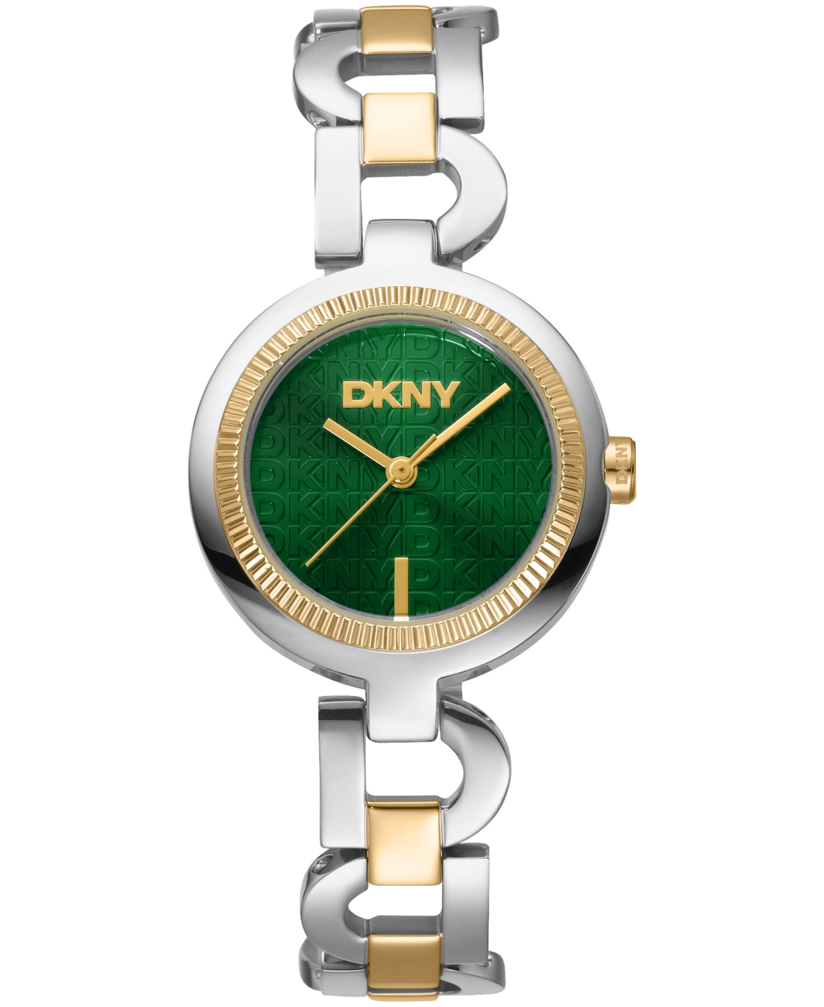 Click here for Dkny Womens Open Link Quartz Two-Tone Stainless St... prices