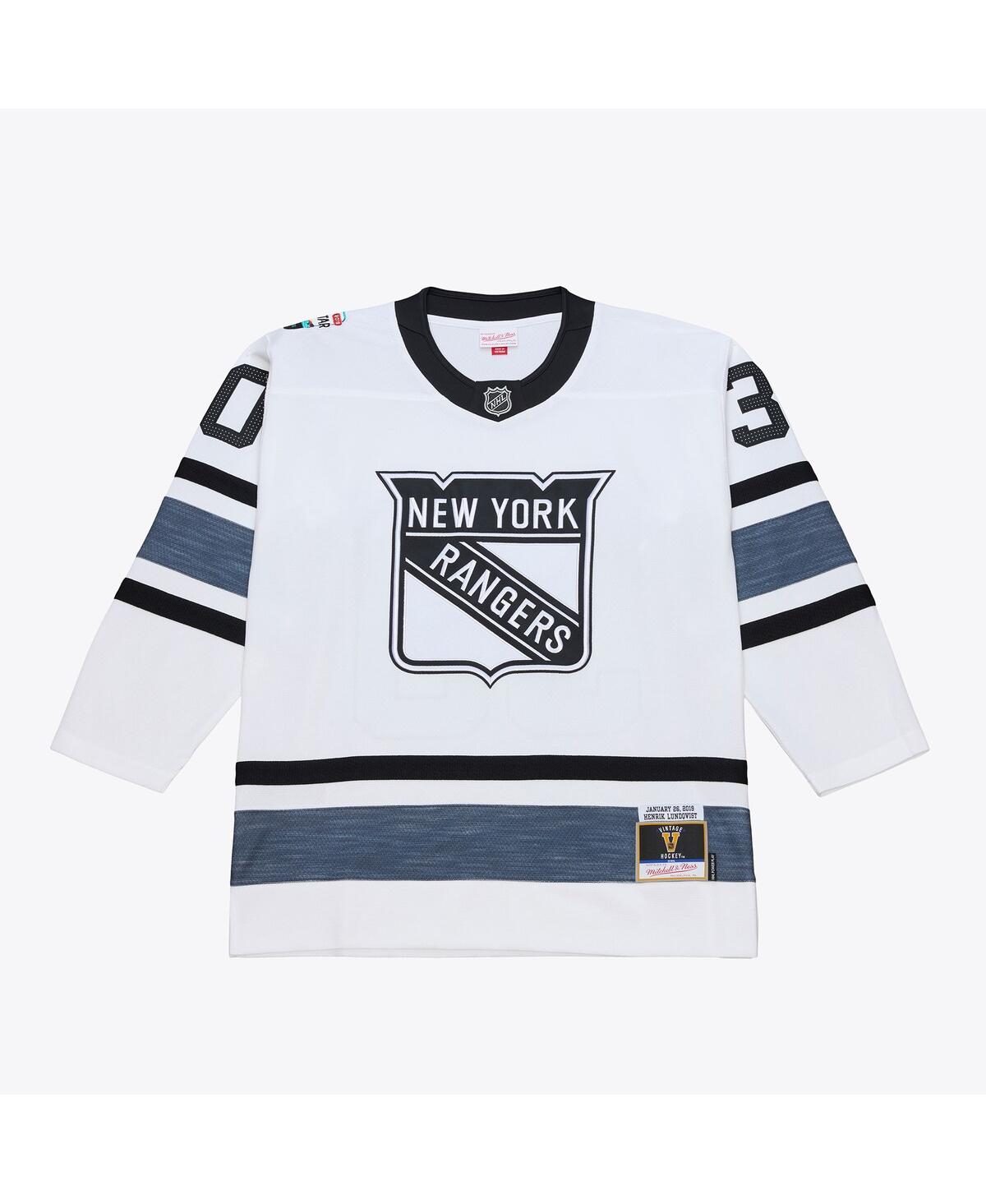 Click here for Mitchell & Ness Mens Henrik Lundqvist White 2019 A... prices