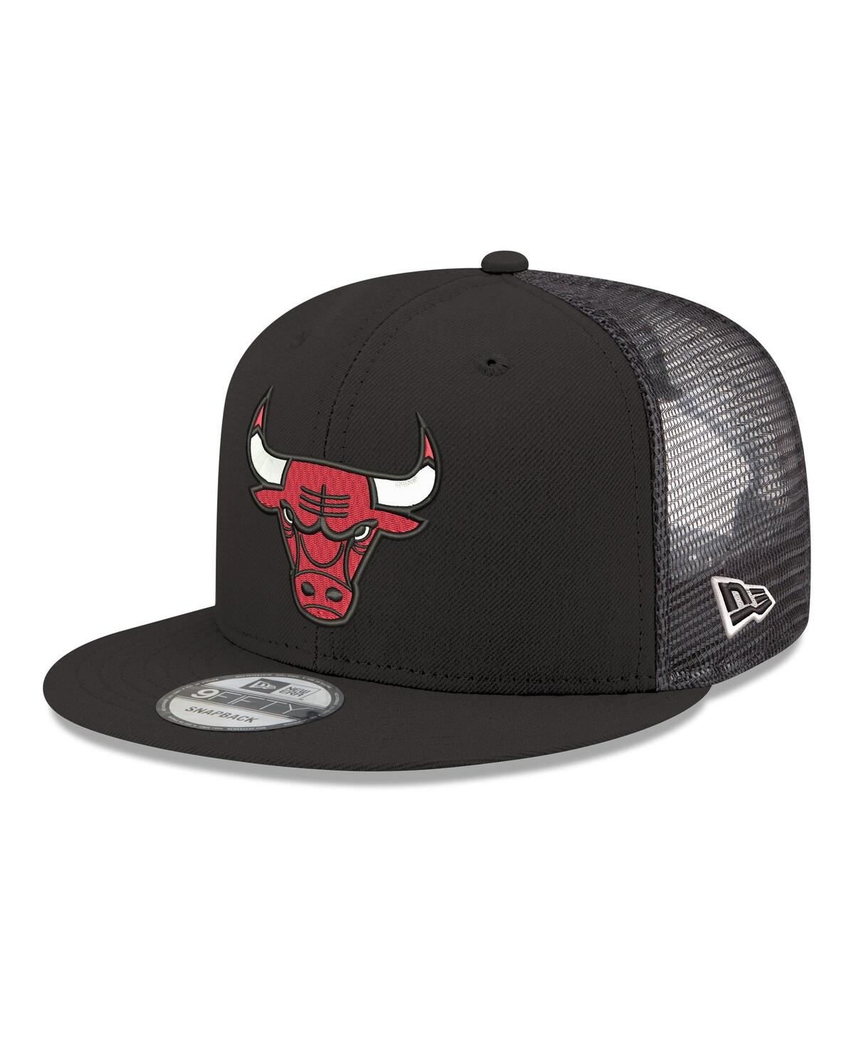 Click here for New Era Mens Black Chicago Bulls Core Logo Meshbac... prices