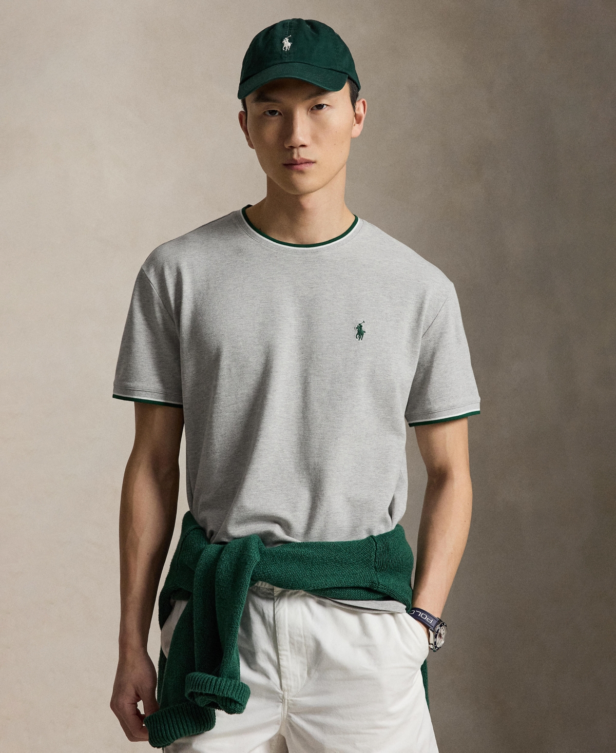 Click here for Polo Ralph Lauren Mens Classic-Fit Stretch Mesh T-... prices
