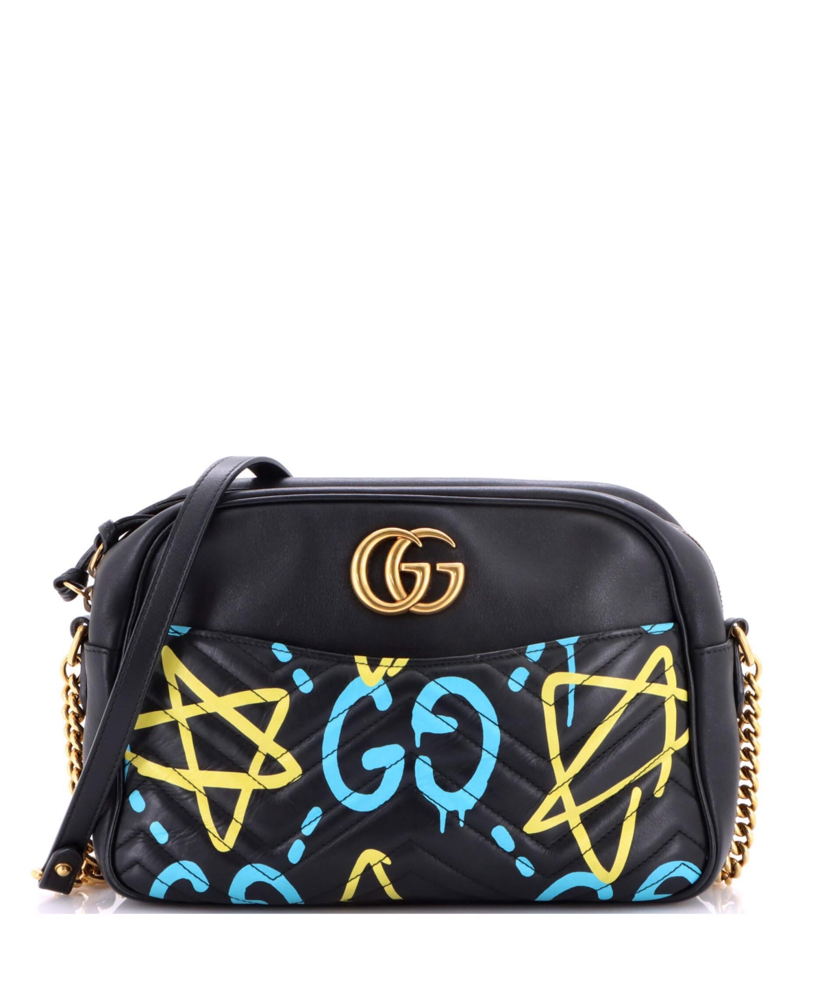 Click here for Pre-Owned Gucci Medium Gg Marmont Shoulder Bag Guc... prices