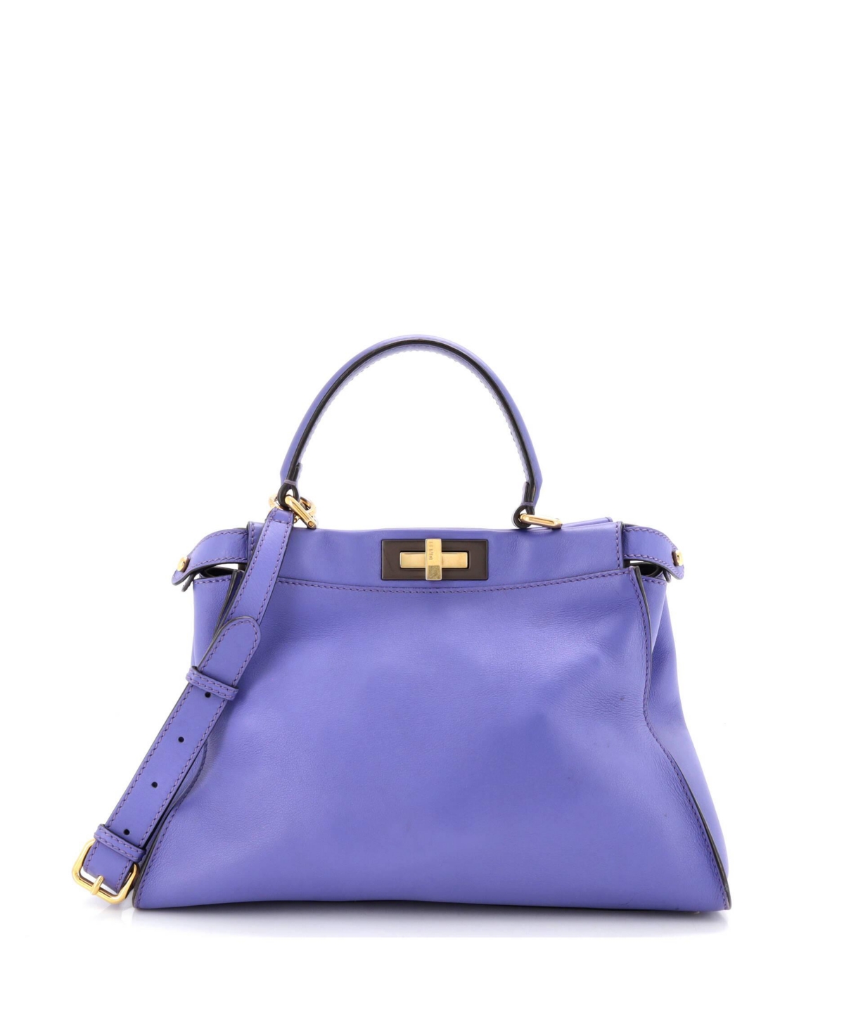 Click here for Pre-Owned Fendi Regular Peekaboo Bag Rigid Leather... prices