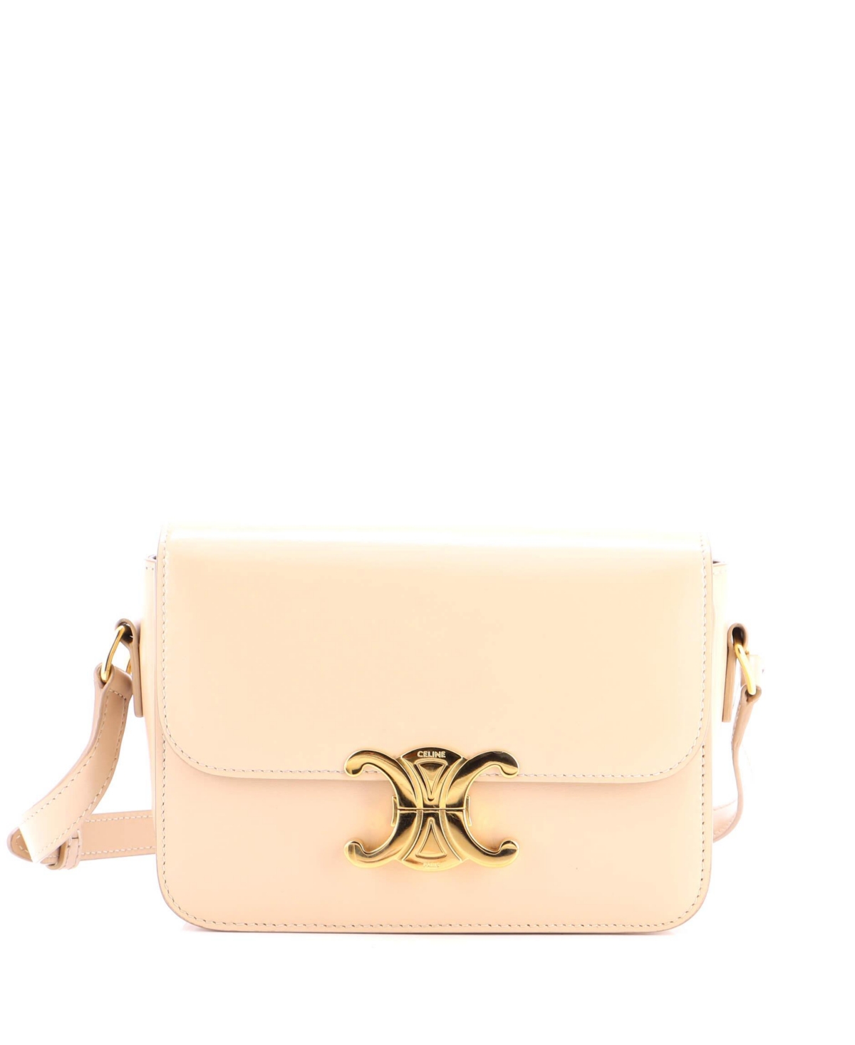 Click here for Pre-Owned Celine Teen Triomphe Shoulder Bag Smooth... prices