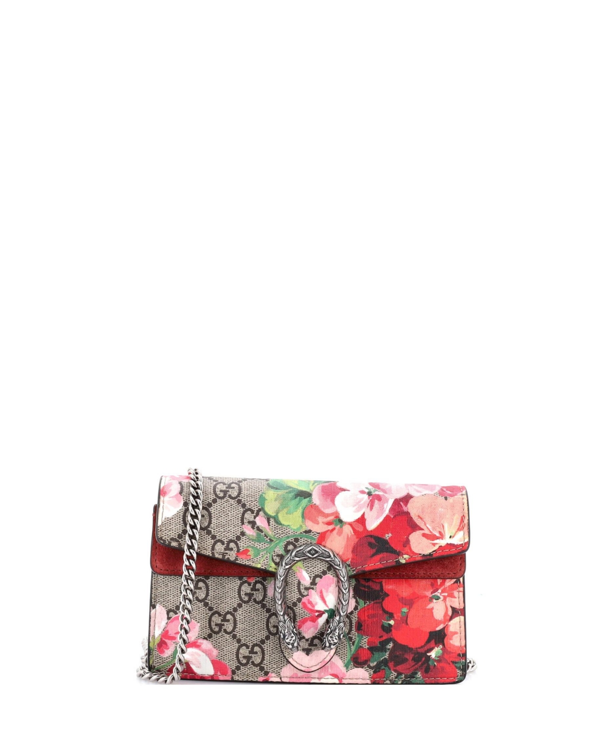 Click here for Pre-Owned Gucci Super Mini Dionysus Bag Blooms Pri... prices