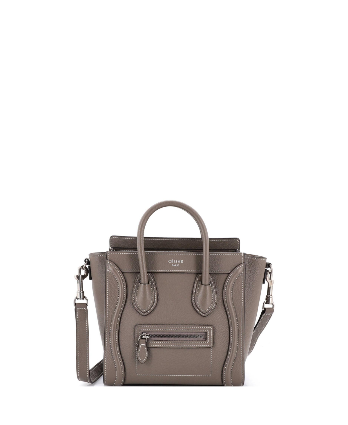 Click here for Pre-Owned Celine Nano Luggage Bag Grainy Leather -... prices