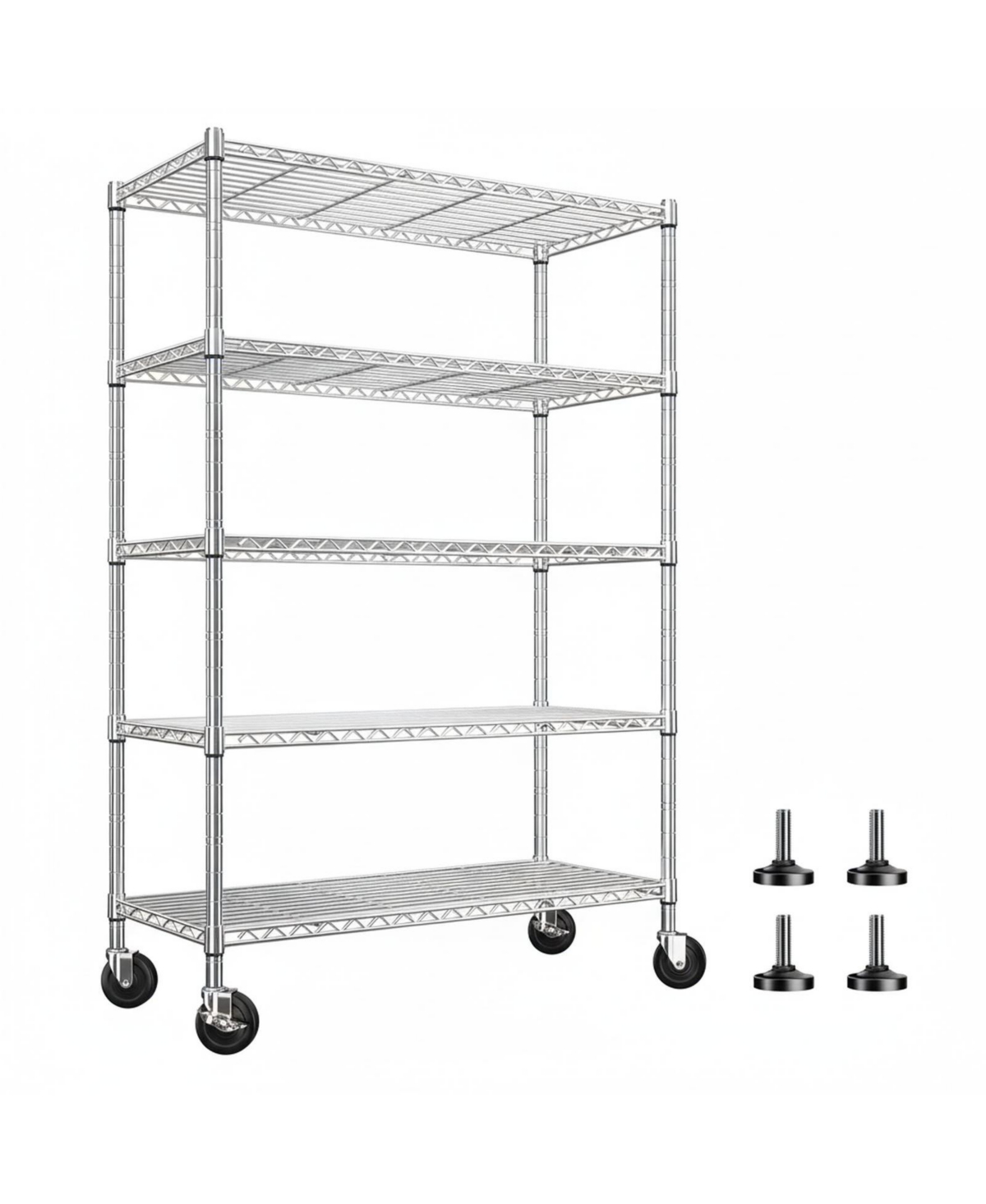 Click here for Yigii 1200LBS Heavy Duty 5 Tier Metal Shelving Adj... prices