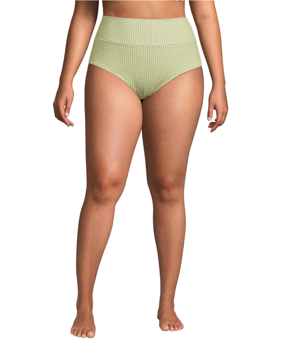 Click here for Lands End Plus Size Pinchless High Waisted Bikini... prices