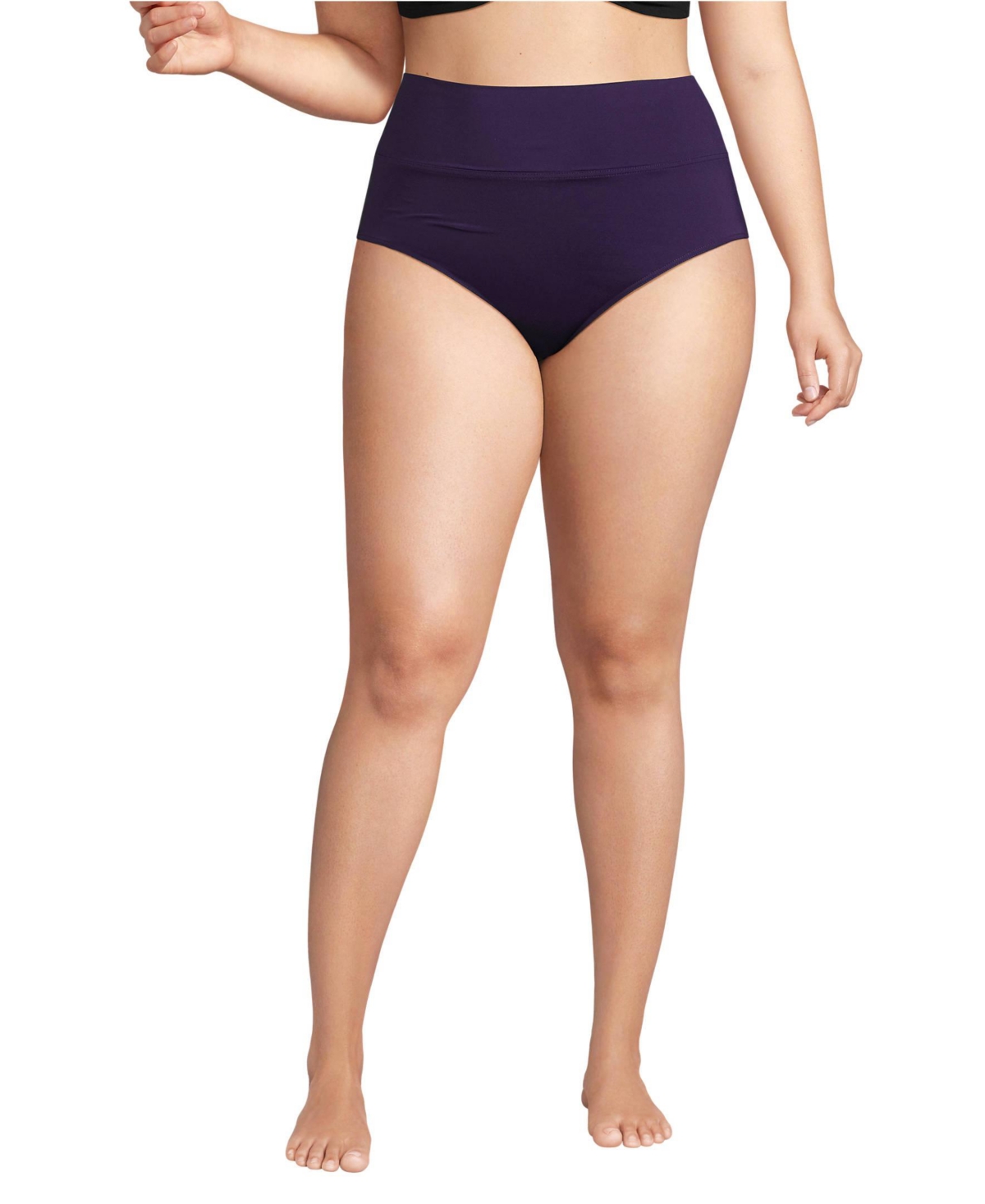 Click here for Lands End Plus Size Pinchless High Waisted Bikini... prices