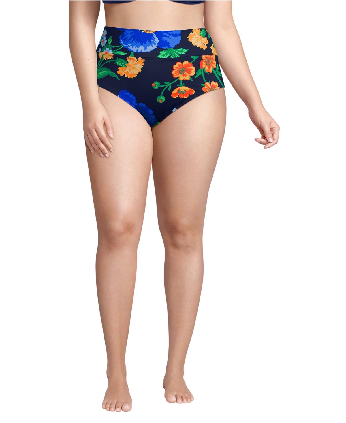 Click here for Lands End Plus Size Pinchless High Waisted Bikini... prices