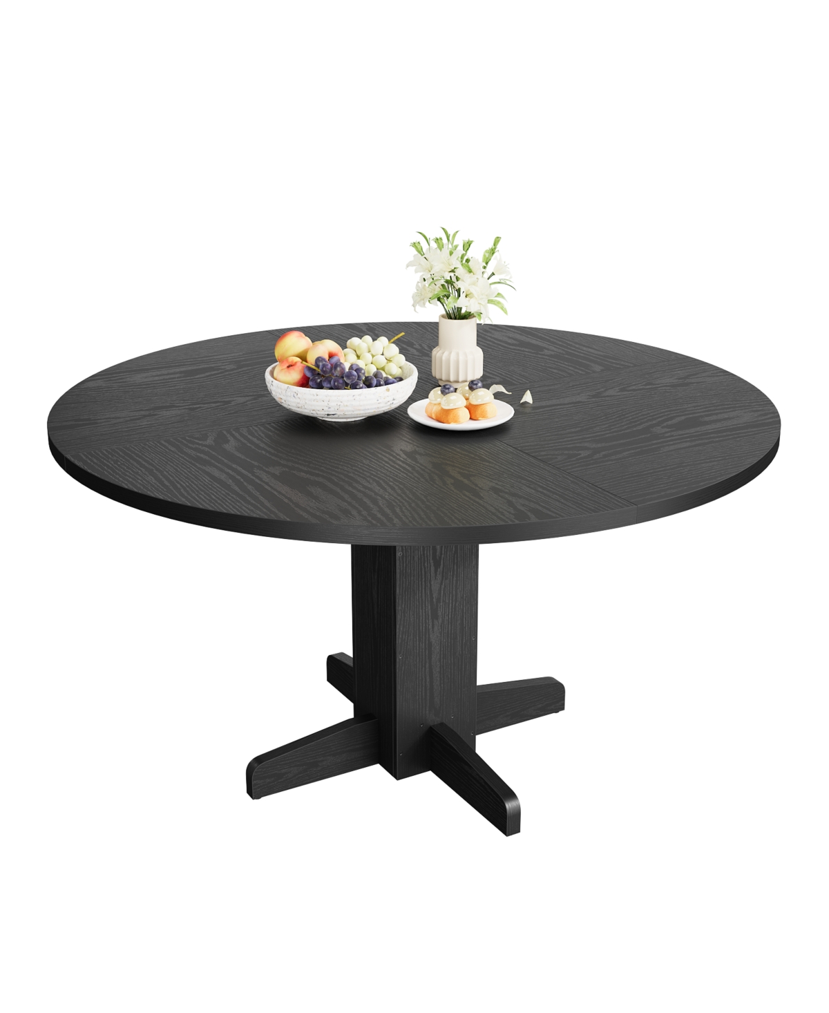 Click here for homfan 47 Inch Round Dining Table for 4 Farmhouse... prices
