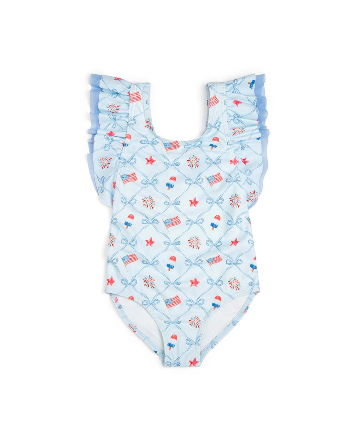 Click here for Sweet Wink Toddler Girls Patriotic Trellis Bathing... prices