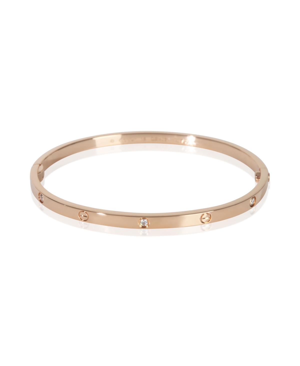 Click here for Pre-Owned Cartier Rose Gold Diamond Small Model Lo... prices