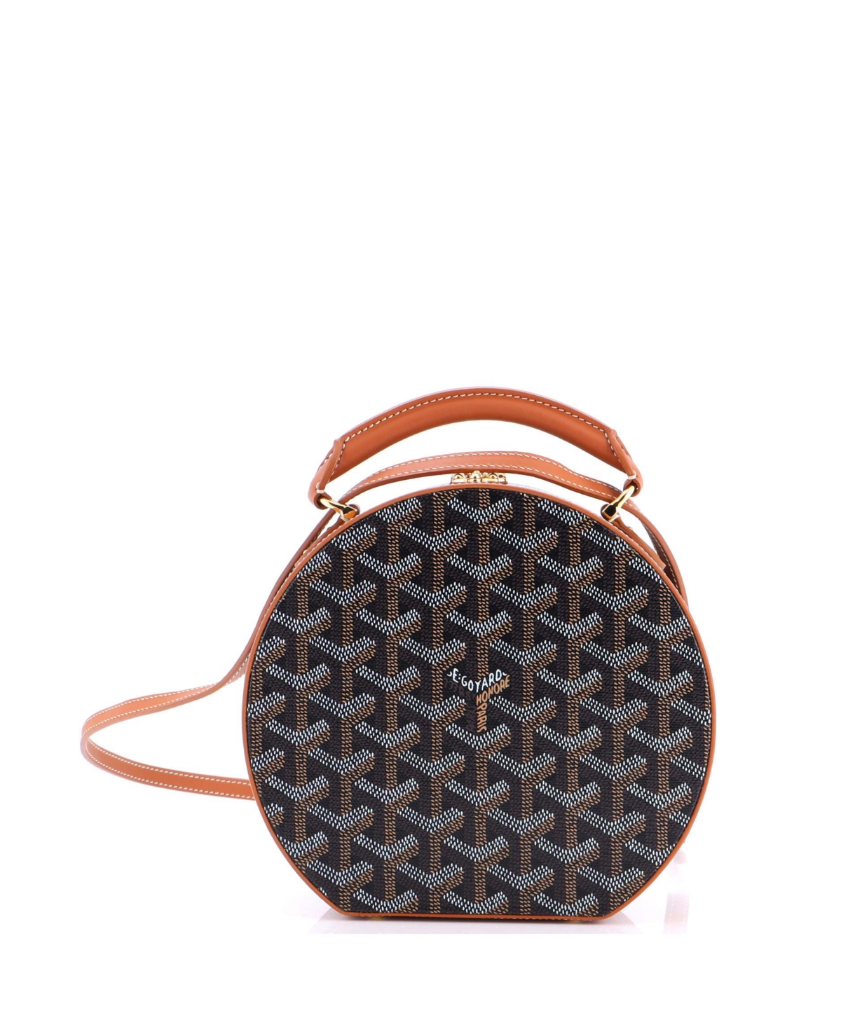 Click here for Pre-Owned Goyard Alto Hatbox Bag Coated Canvas - B... prices