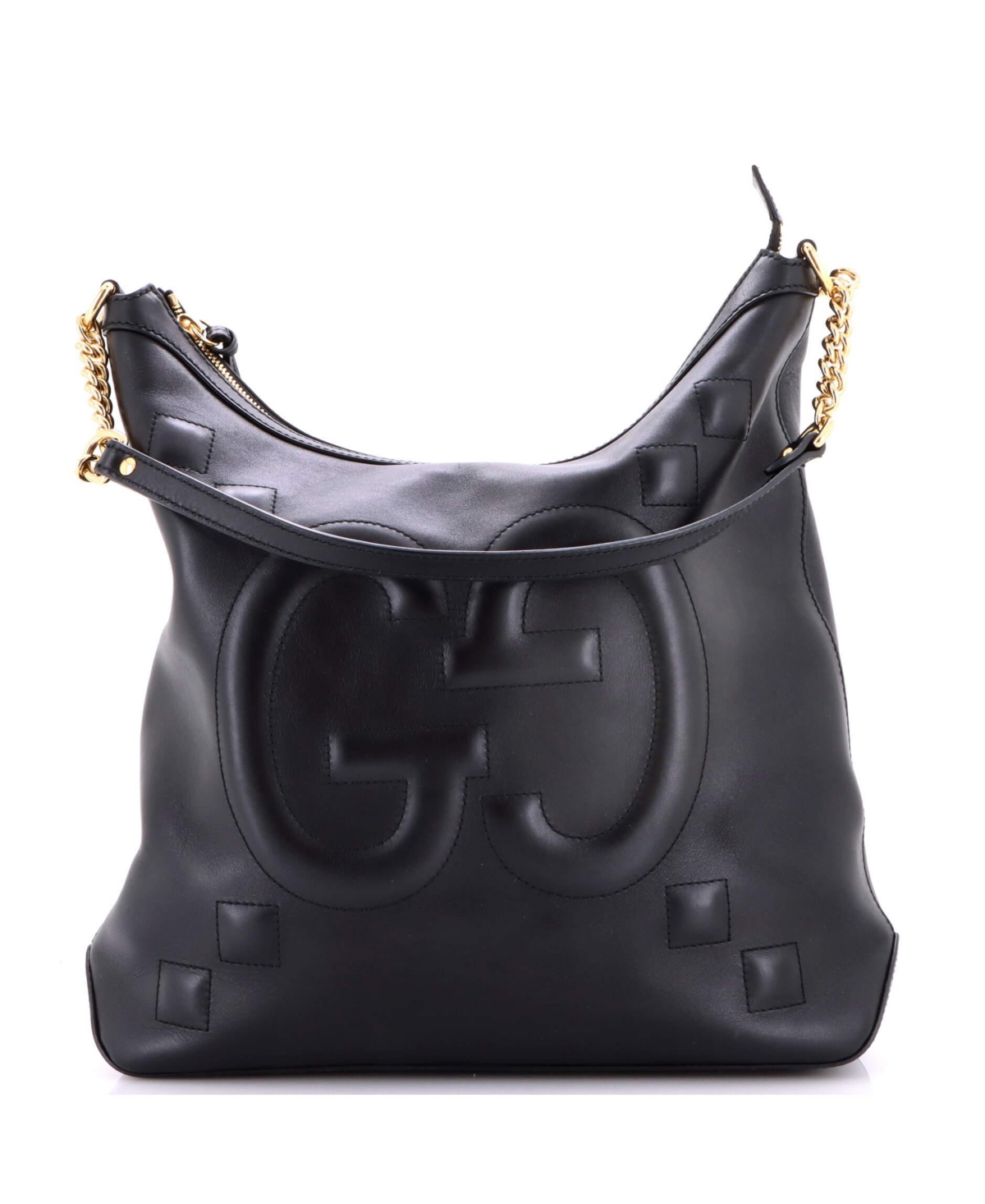 Click here for Pre-Owned Gucci Large Apollo Hobo Gg Embossed Calf... prices