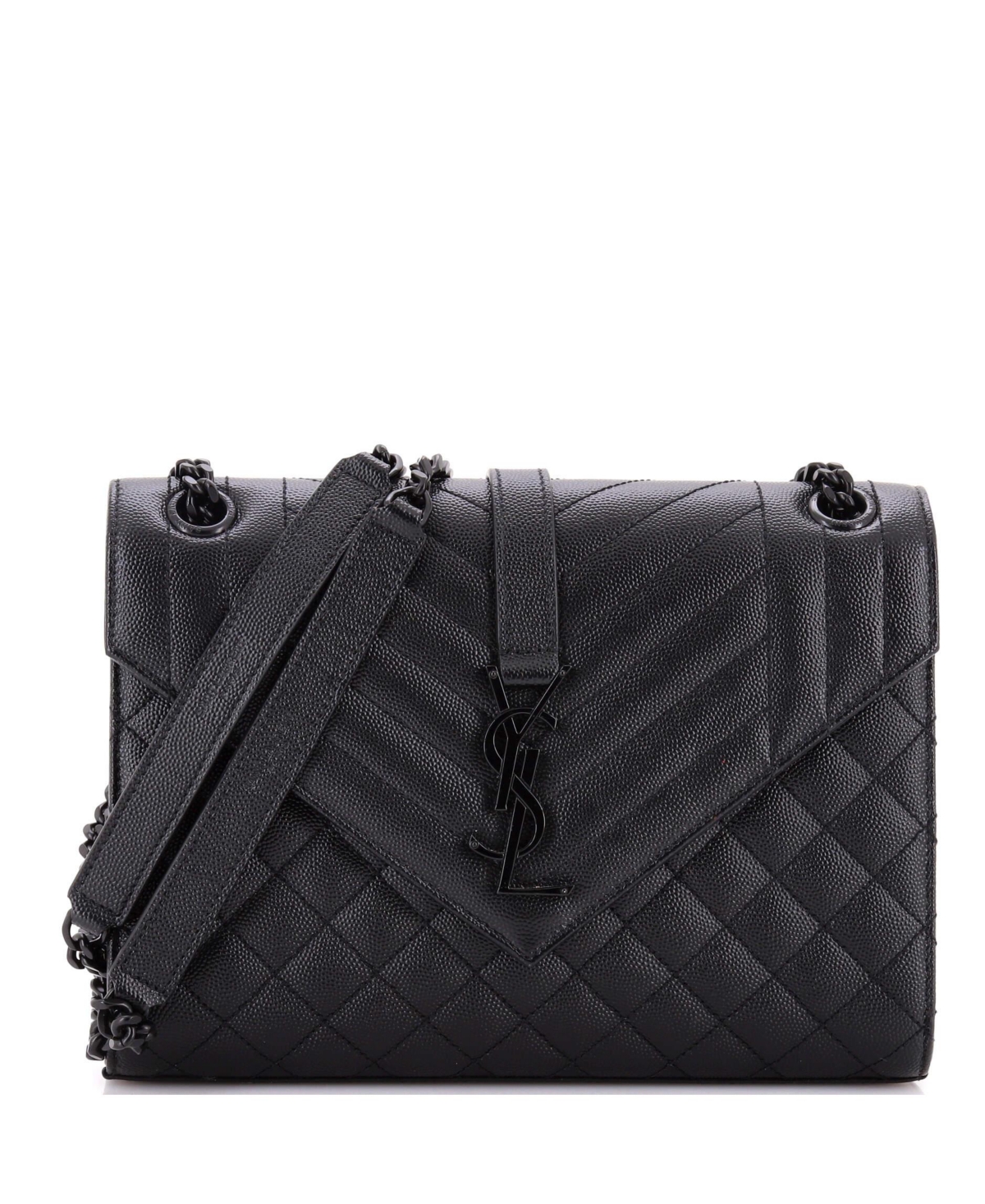 Click here for Pre-Owned Saint Laurent Medium Classic Monogram En... prices