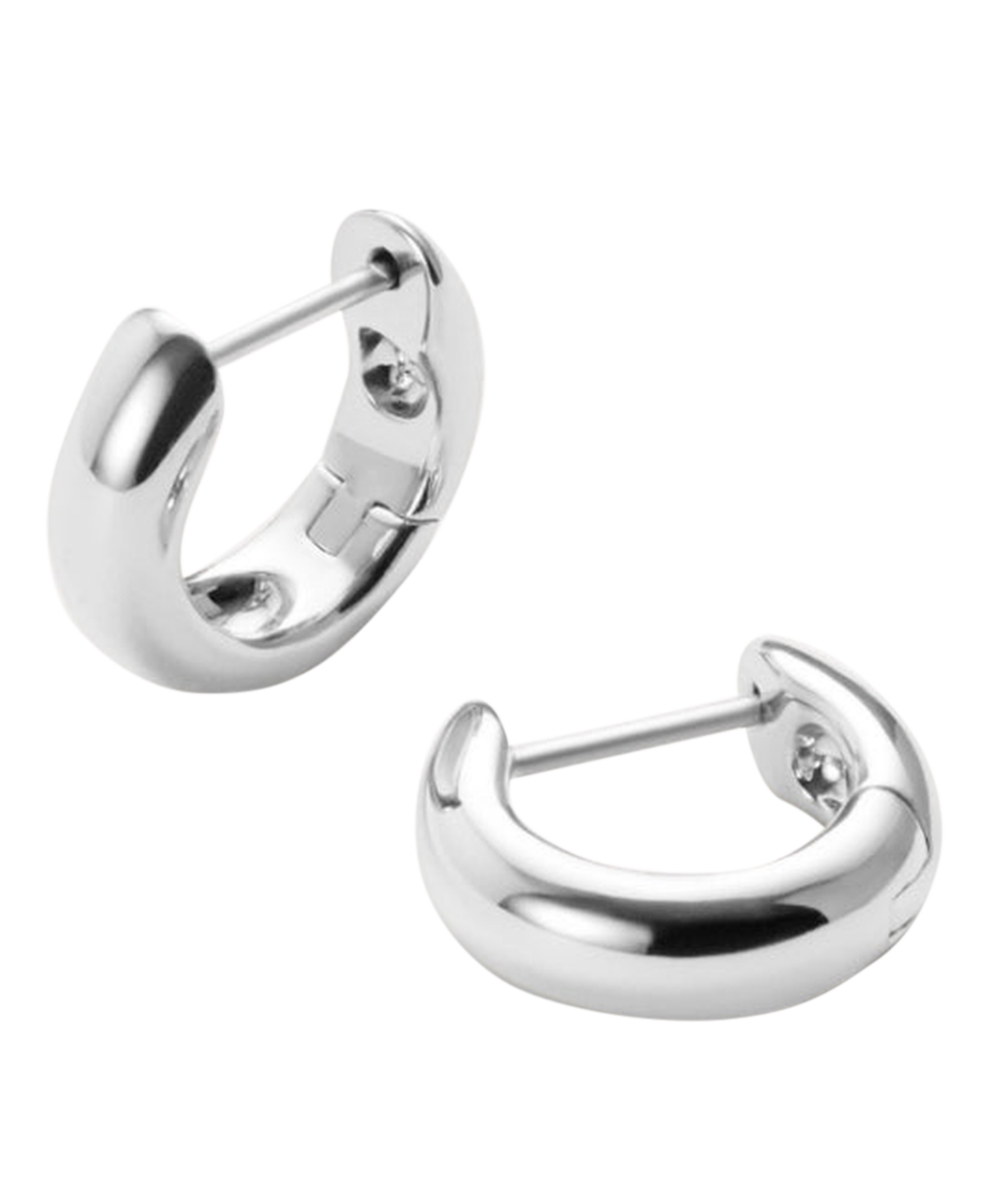Click here for Ana Luisa Giulia Bold Silver Huggie Hoop Earrings... prices