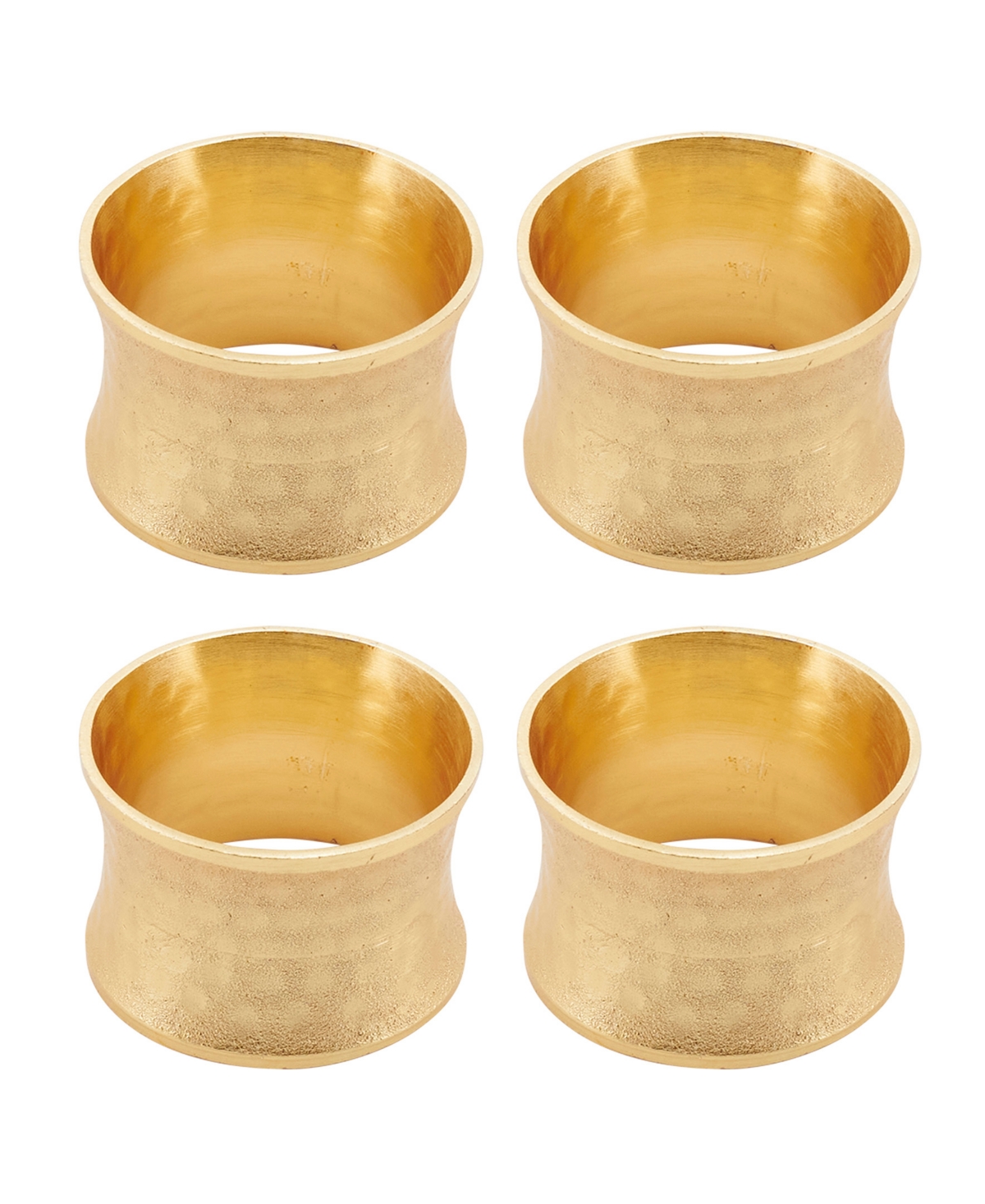 Click here for Saro Lifestyle Classic Brass Napkin Rings  Set of... prices