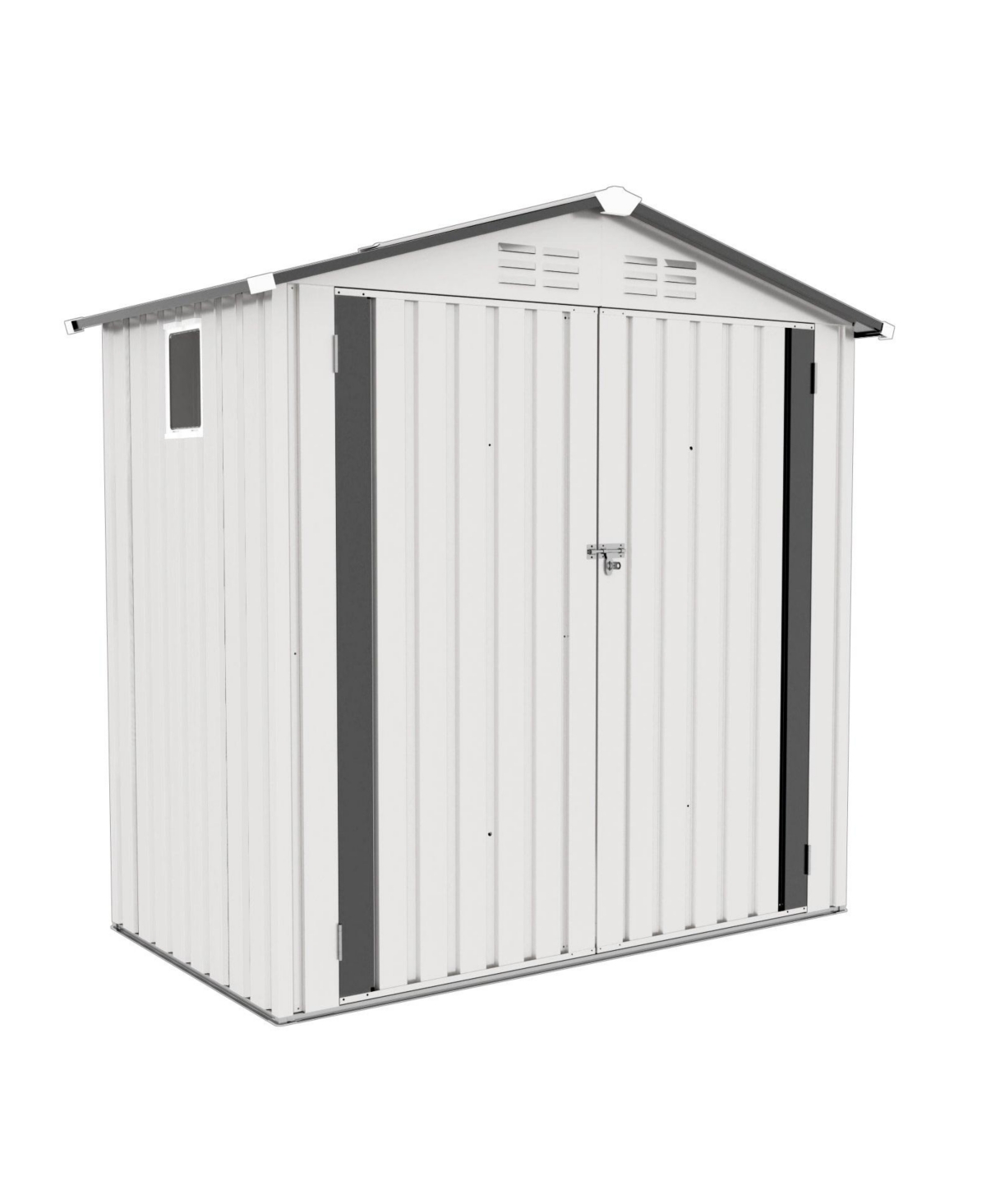 Click here for Mondawe 6 x 3.6 Ft Outdoor Metal Storage Shed with... prices