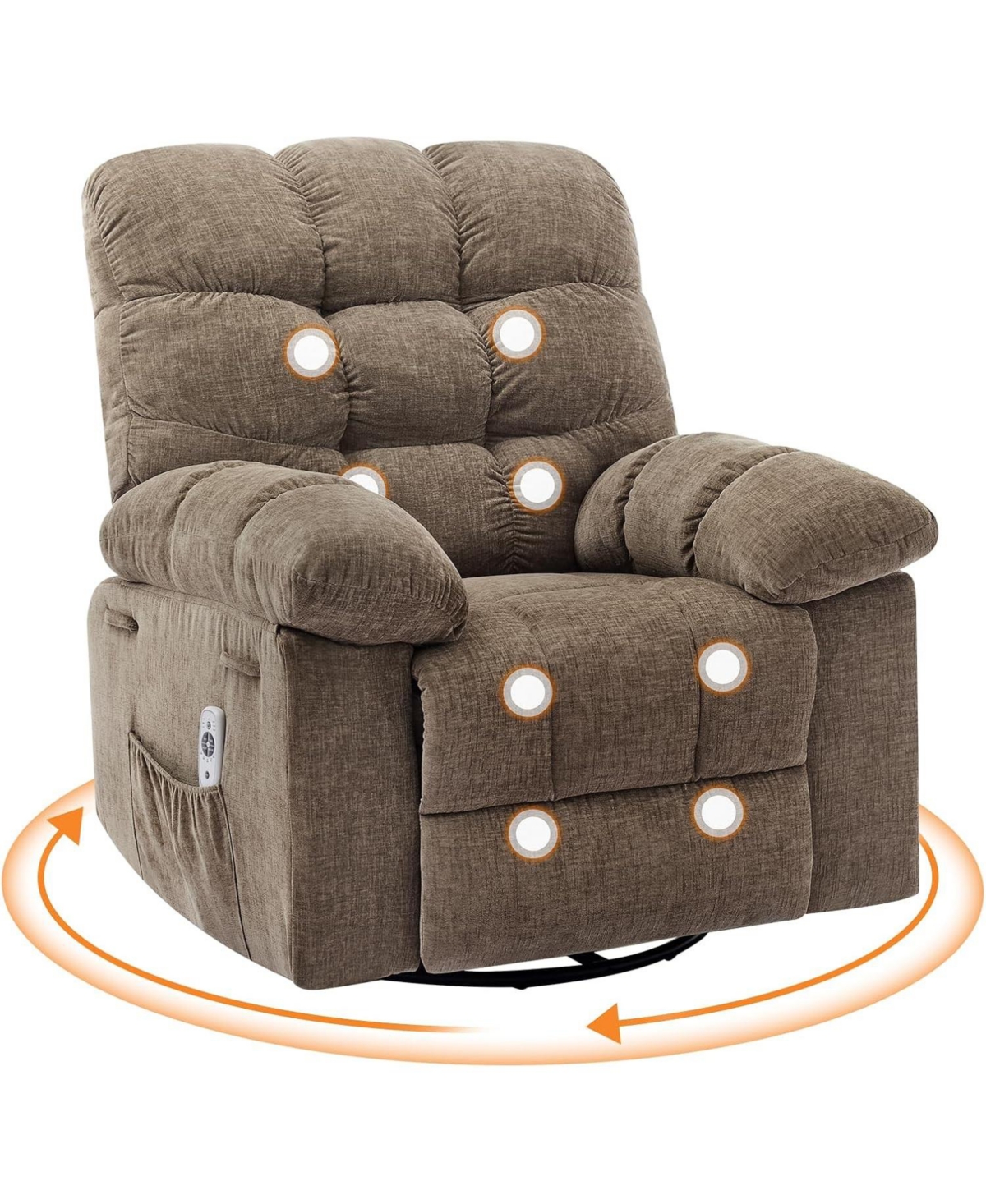 Click here for gaomon Rocking Recliner Chair Massage Rocker Recli... prices