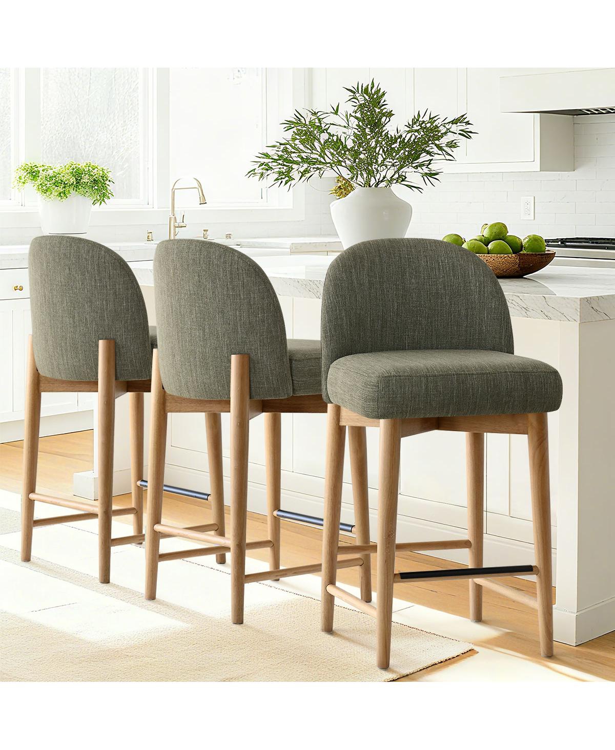 Click here for Maison Boucle Armless Upholstered Counter Height S... prices