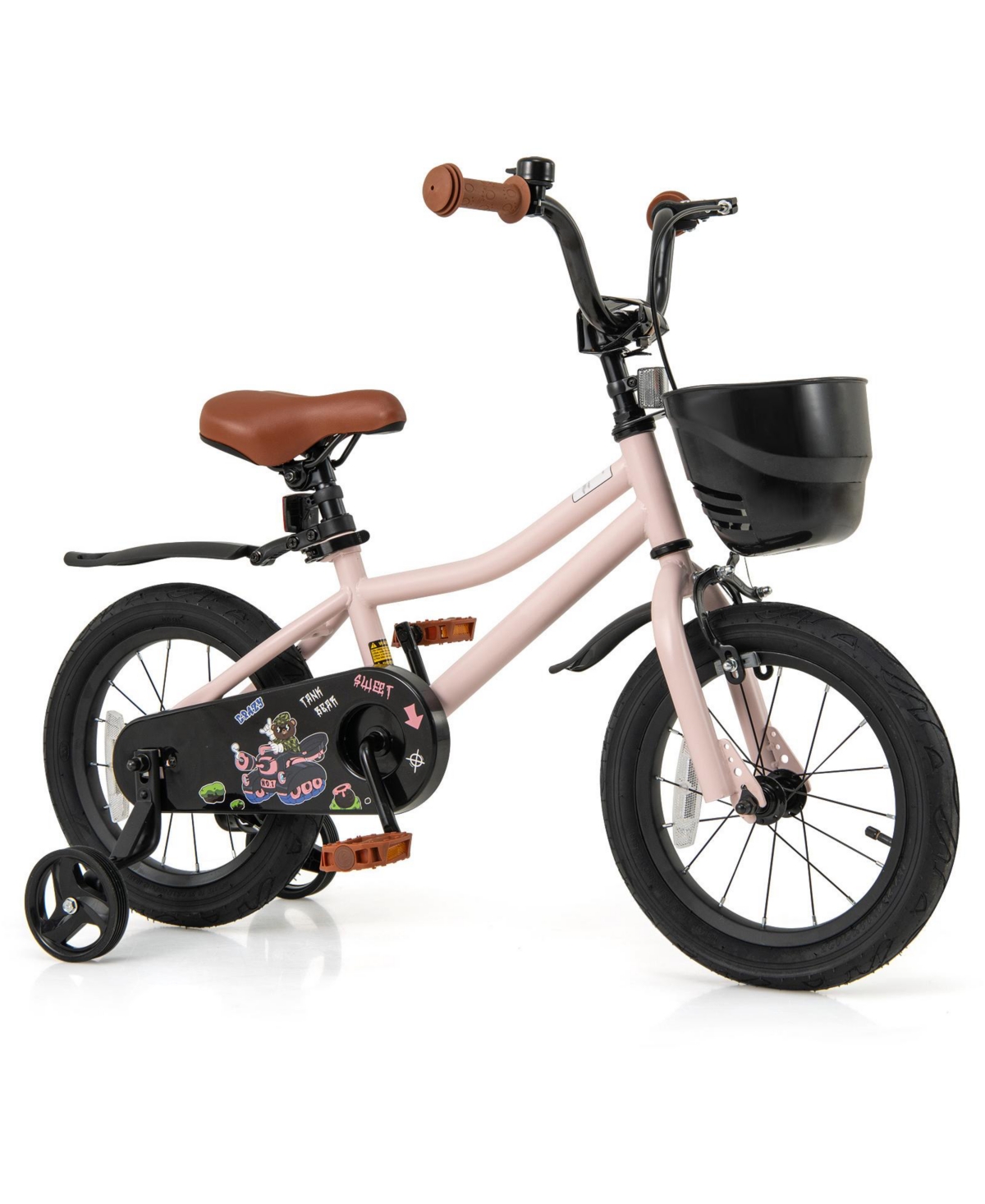 Click here for Slickblue Kids Bike with Basket and Customizable H... prices