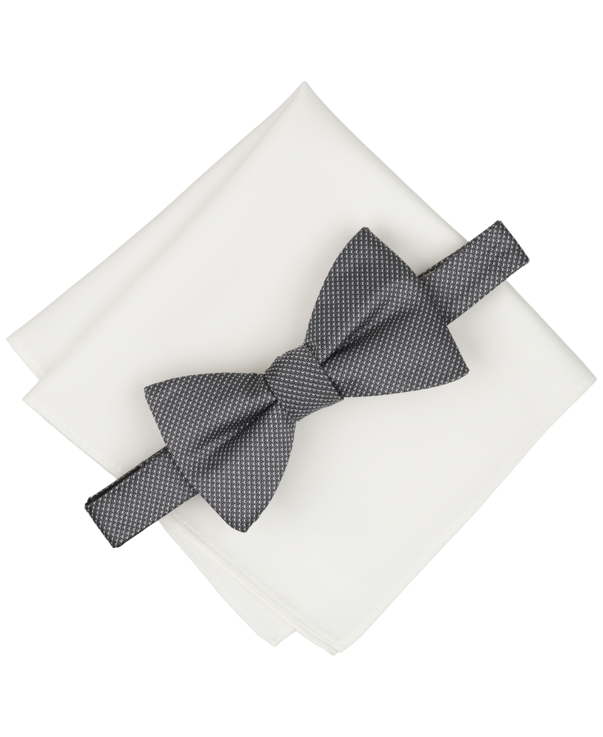 Click here for Alfani Mens Barton Plaid Bow Tie and Pocket Square... prices